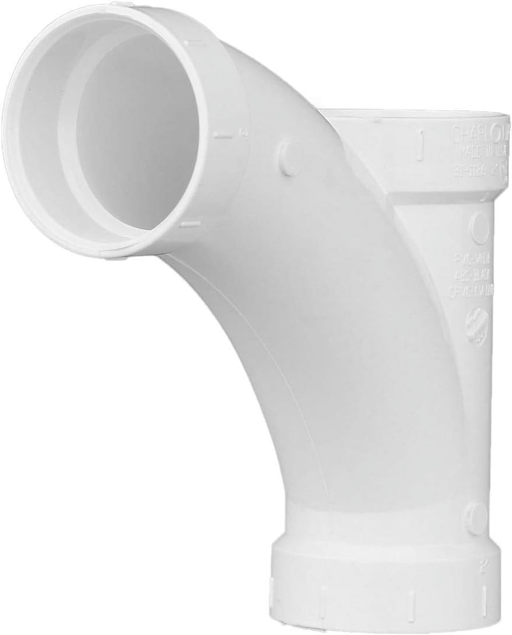 2pcs 2 DWV Comb WYE 1/8 Bend ONE Piece DWV (Drain, Waste Vent) (1 Unit ...