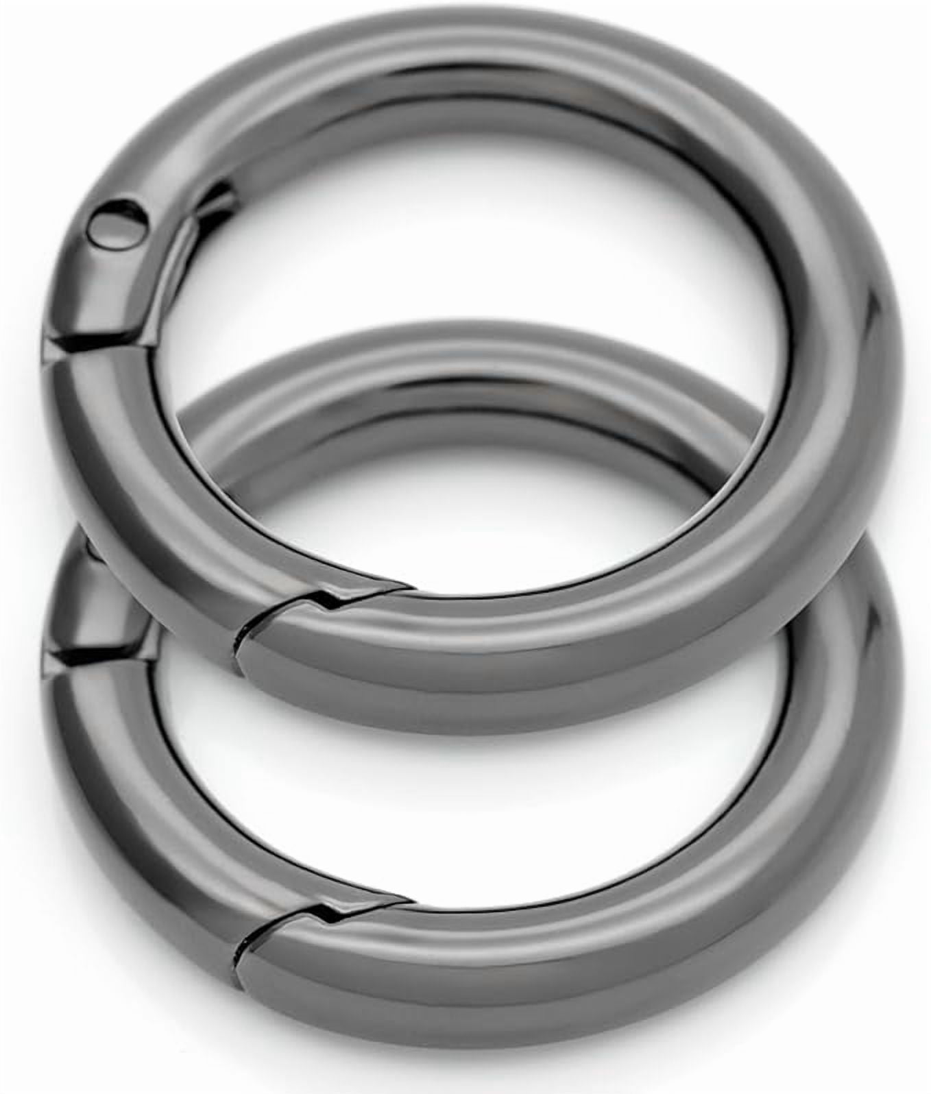 2pcs 2 Inches Inner O Ring Spring Opening Snap Trigger Clip Buckle ...