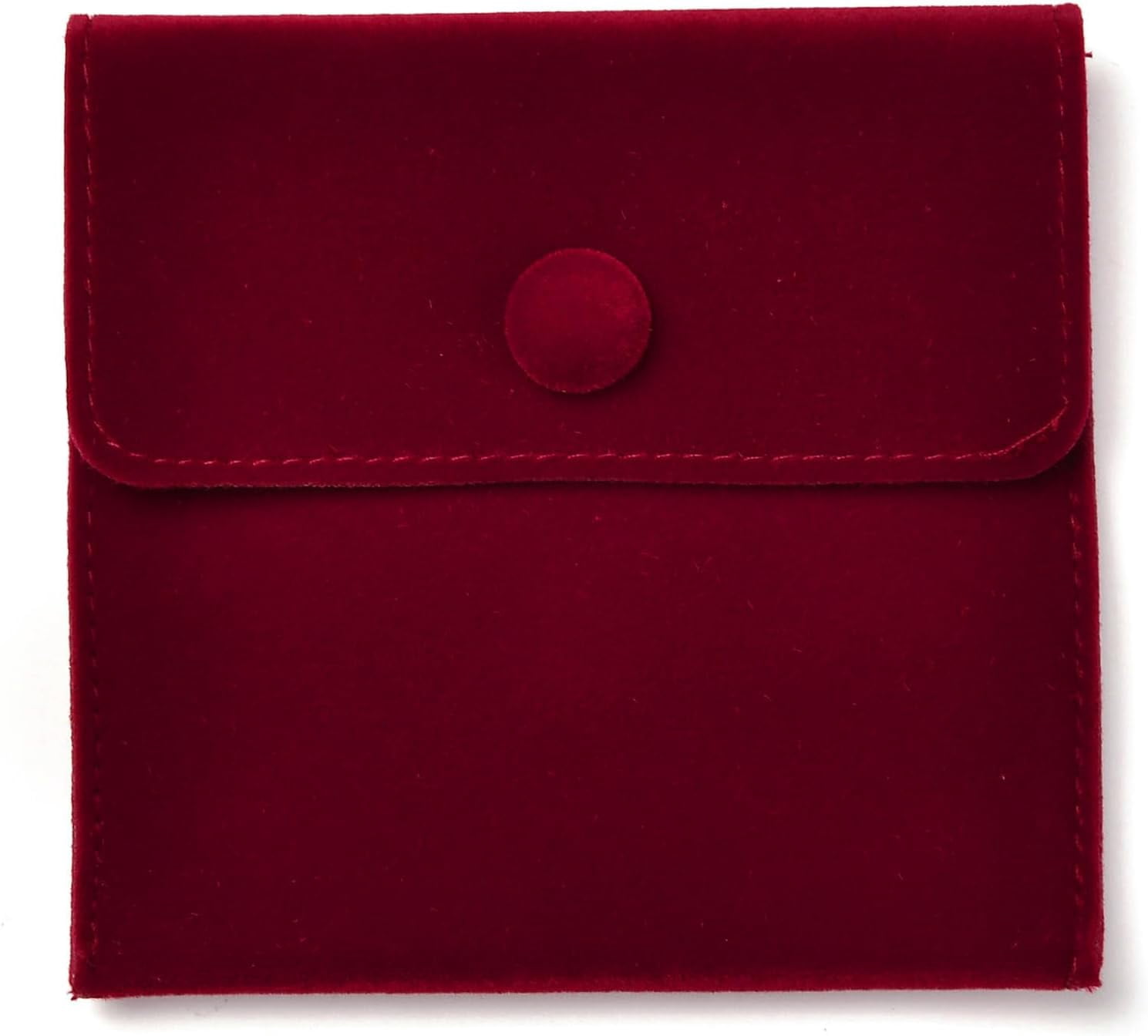 2pcs 2 Pcs Square Velvet Jewelry Bags Velvet Pouches with Snap Fastener ...