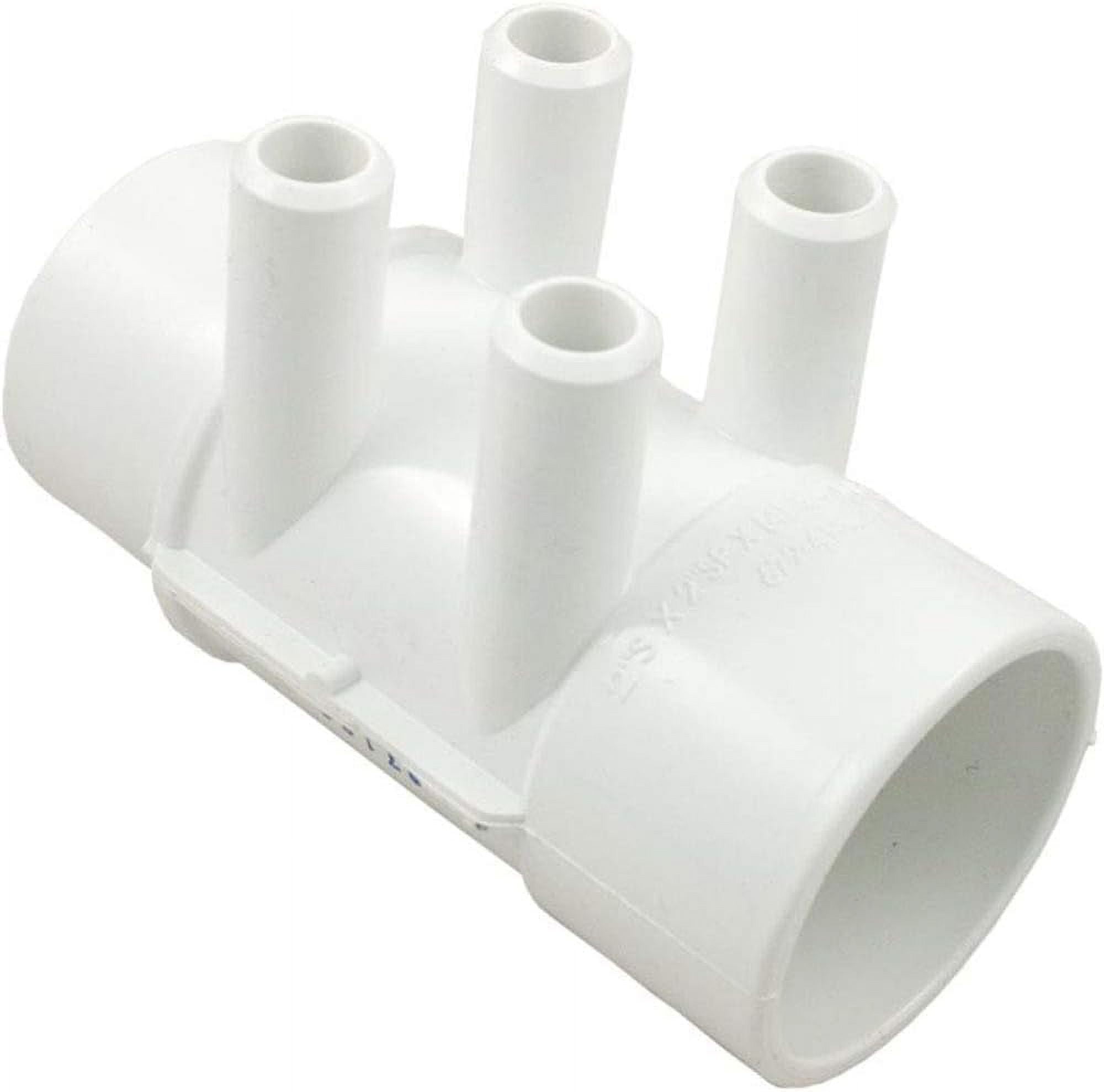 2pcs 2" Slip x Spigot 4-Port Thru Pool & Spa Manifold - Walmart.com