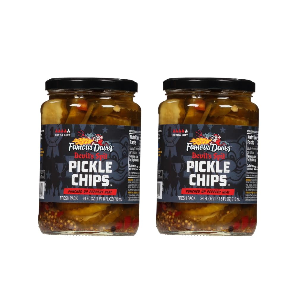 2pcs 2 pck, Devil's Spit Pickle Chips ( oz.) - Walmart.com