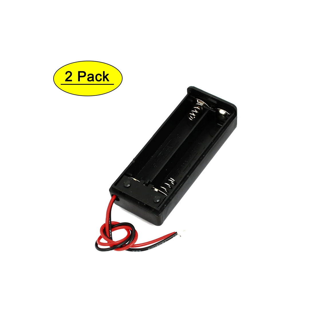 2pcs 2 x 1.5V AAA Battery Holder Enclosed Case Box On-Off Switch Black ...