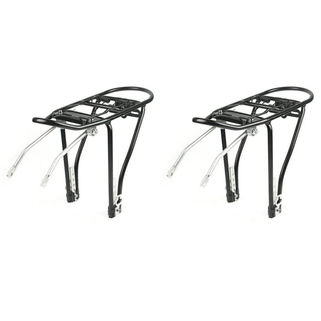 2pcs 20 Inch Folding Bike Rear Racks Aluminum Alloy Rear Shelf for ...