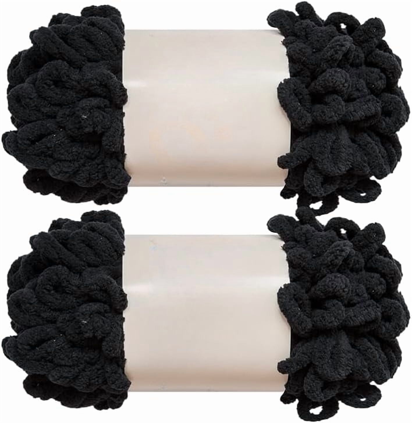 2pcs/200g Loop Yarn 100% Polyester Chenille Puffy Yarn, Craft Chunky ...