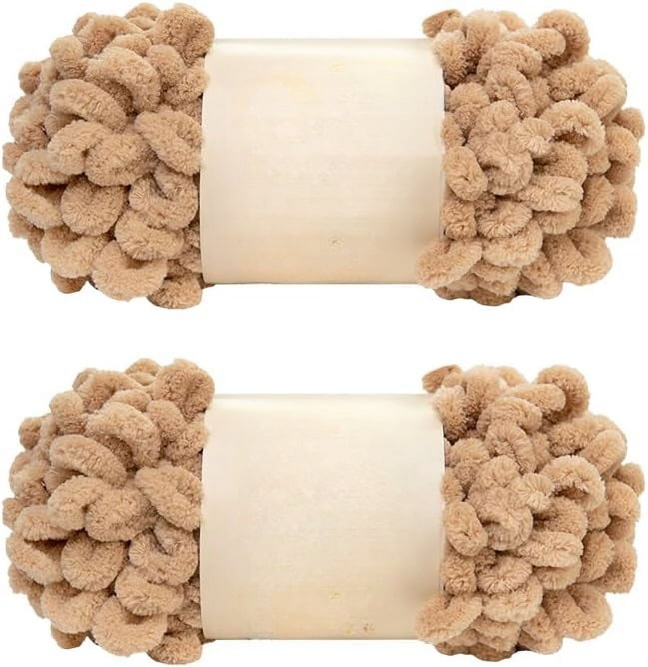 2pcs/200g Loop Yarn 100% Polyester Chenille Puffy Yarn, Craft Chunky ...