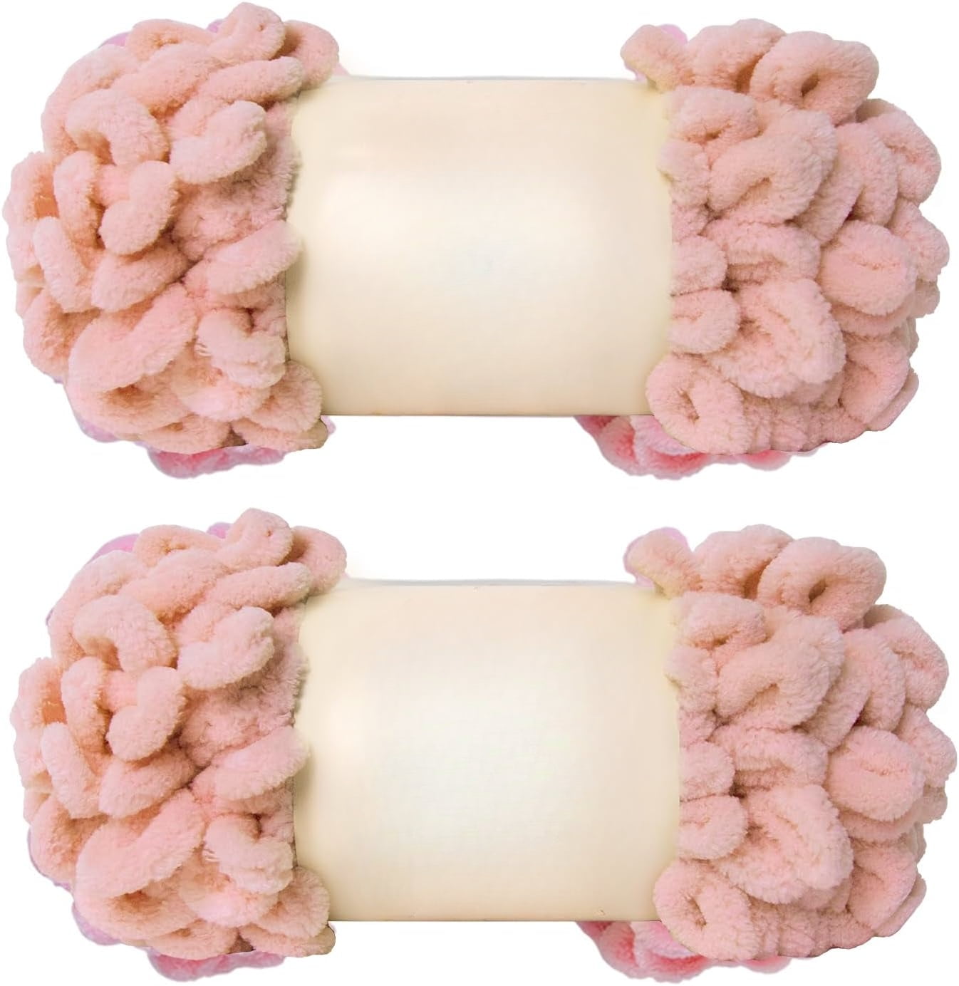 2pcs/200g Loop Yarn 100% Polyester Chenille Puffy Yarn, Craft Chunky ...