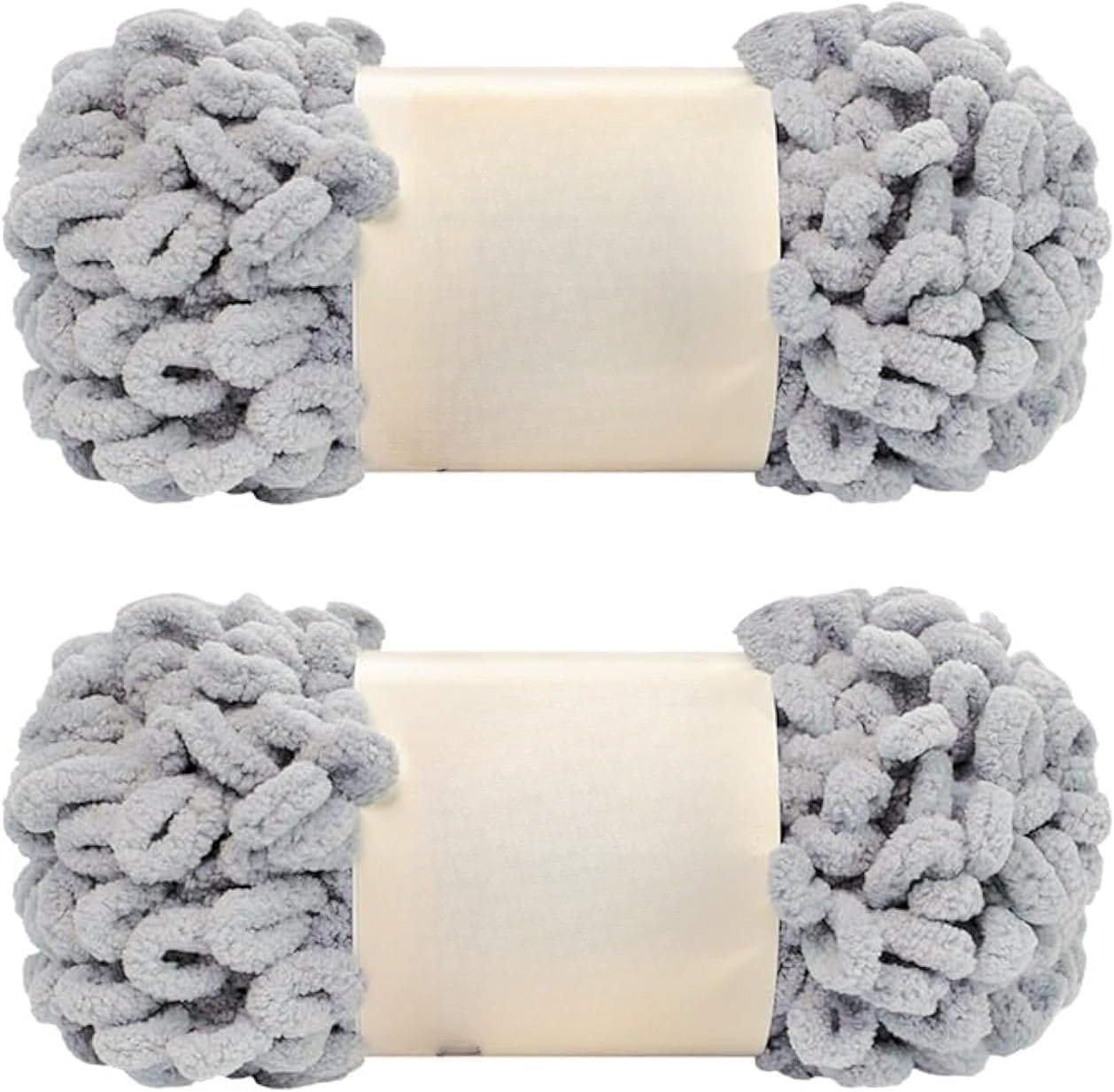 2pcs/200g Loop Yarn 100% Polyester Chenille Puffy Yarn, Craft Chunky ...