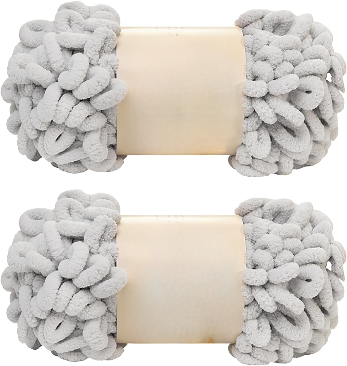 2pcs/200g Loop Yarn 100% Polyester Chenille Puffy Yarn, Craft Chunky ...