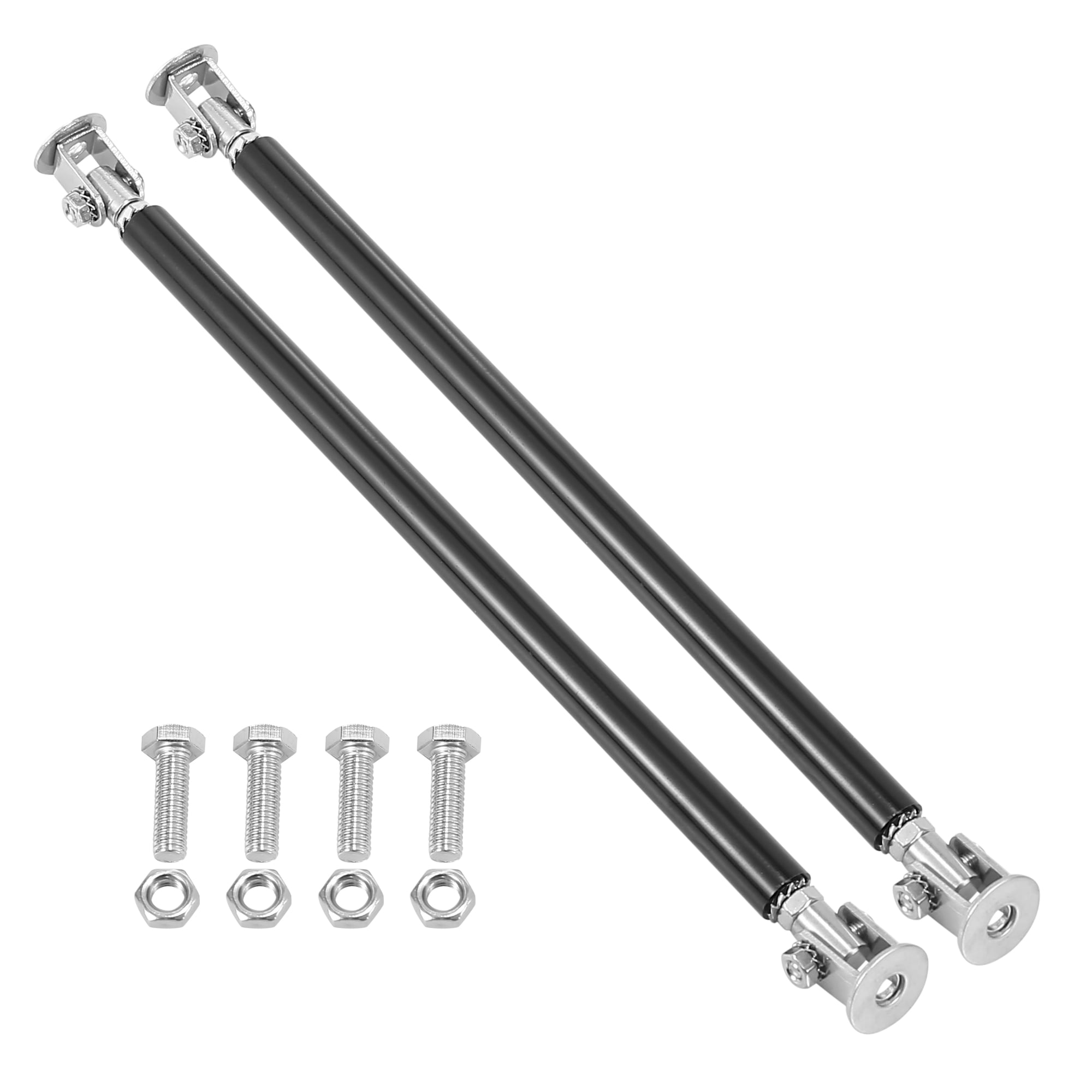 2pcs 200mm Universal Car Bumper Lip Splitter Strut Tie Rods Adjustable ...