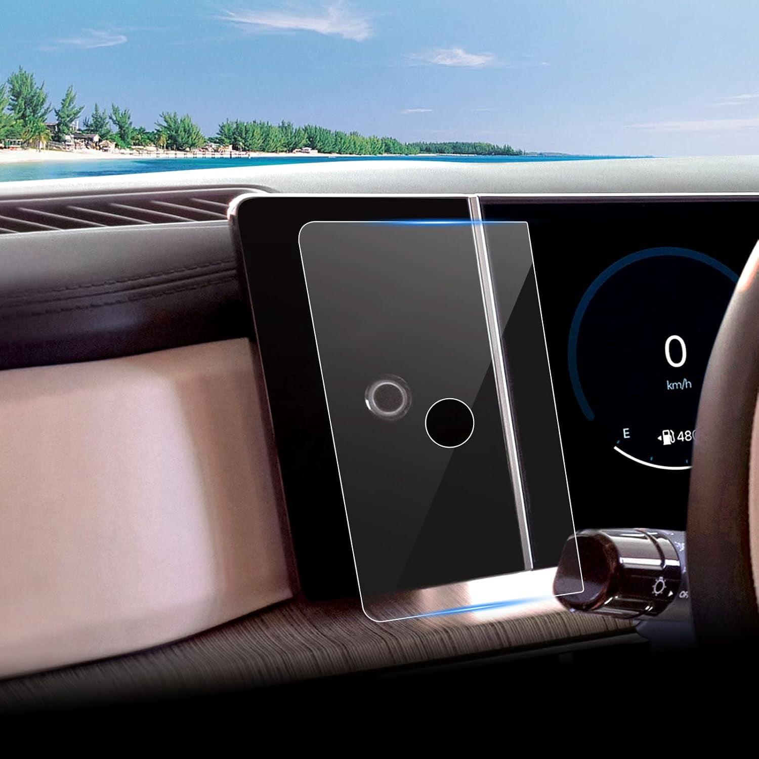 2pcs) 2024 2025 2026 Santa Fe Screen Protector for Hyundai Santa Fe ...