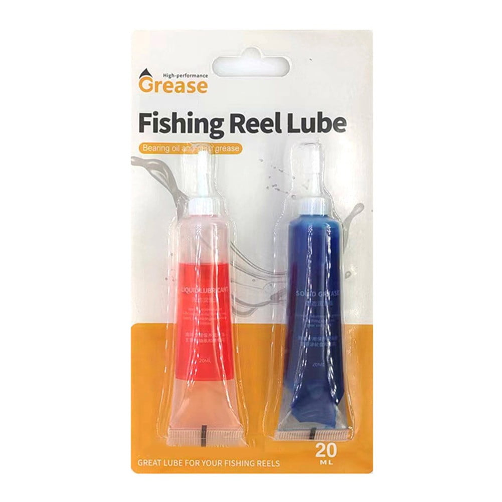 2pcs 20ml Fishing Reel Lubricant Grease Fishing Wheels Gear Bearings ...