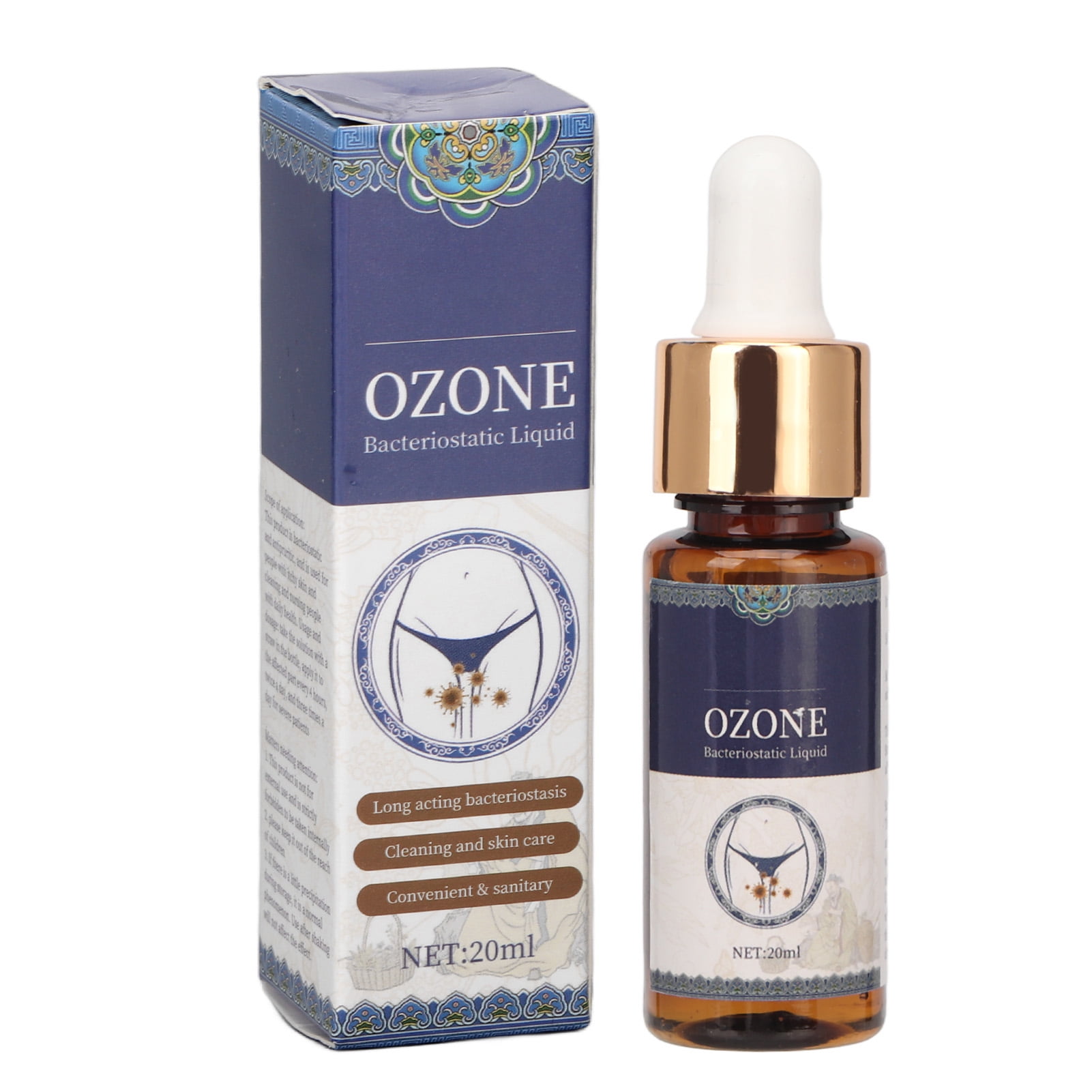 2pcs 20ml Women Private Part Care Liquid Odor Itchy Removal Balance PH ...