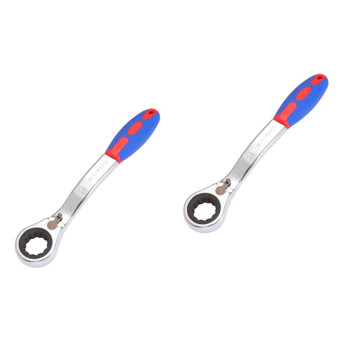 2pcs 21MM Two-way Ratchet Quick-Release Easy to Use Tooth Round Head ...