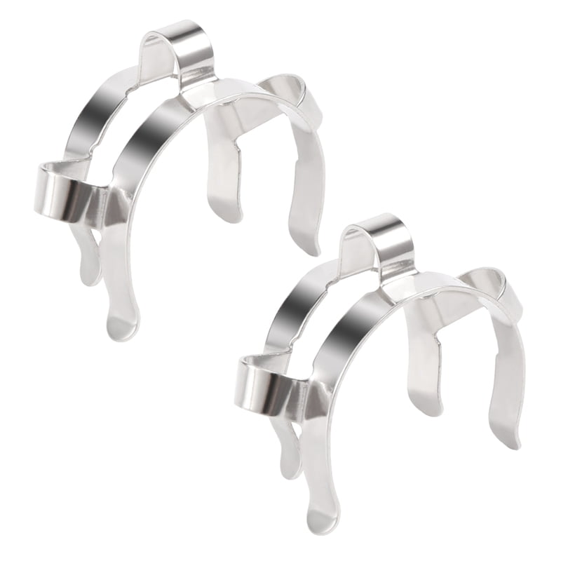 2pcs 24# Stainless Steel Clip Keck Clamp for 24/29 24/40 Glass Ground ...