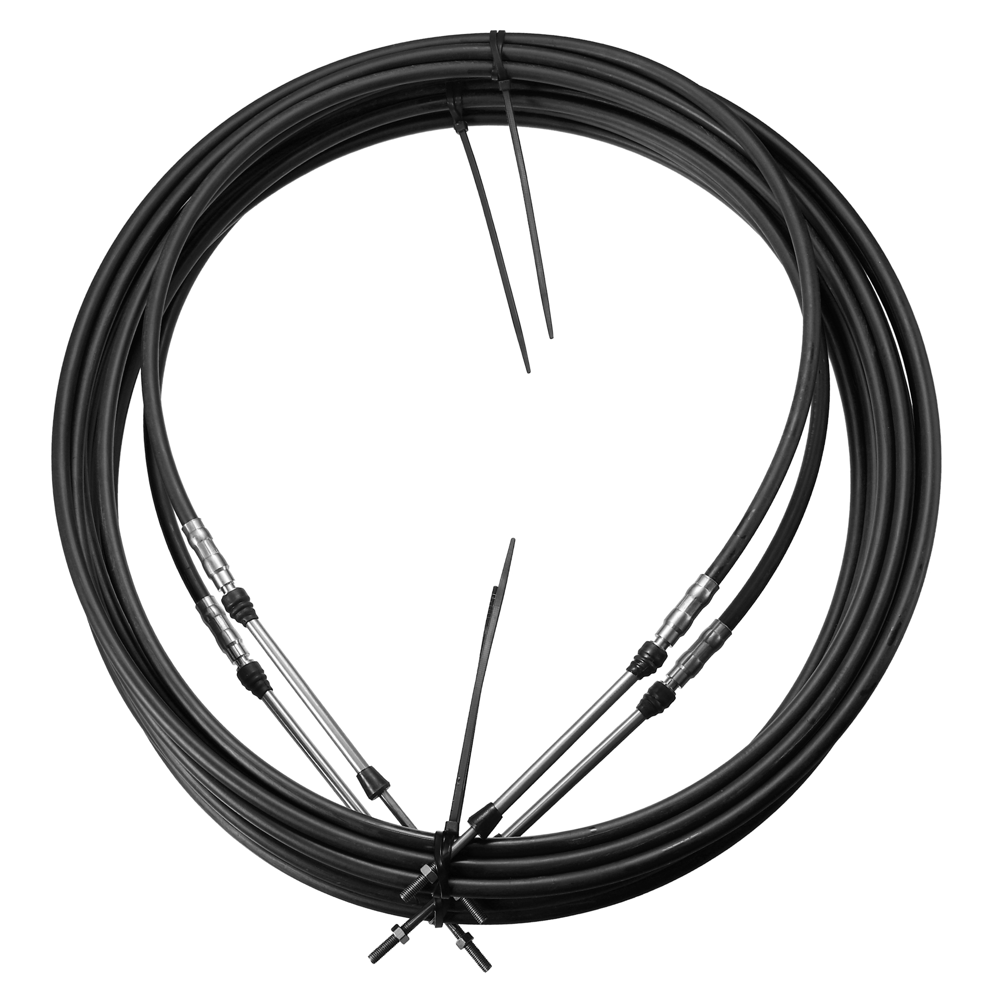 2pcs 24ft 276 Inch Marine Type 3300 / 33C Throttle Shift Remote Control ...