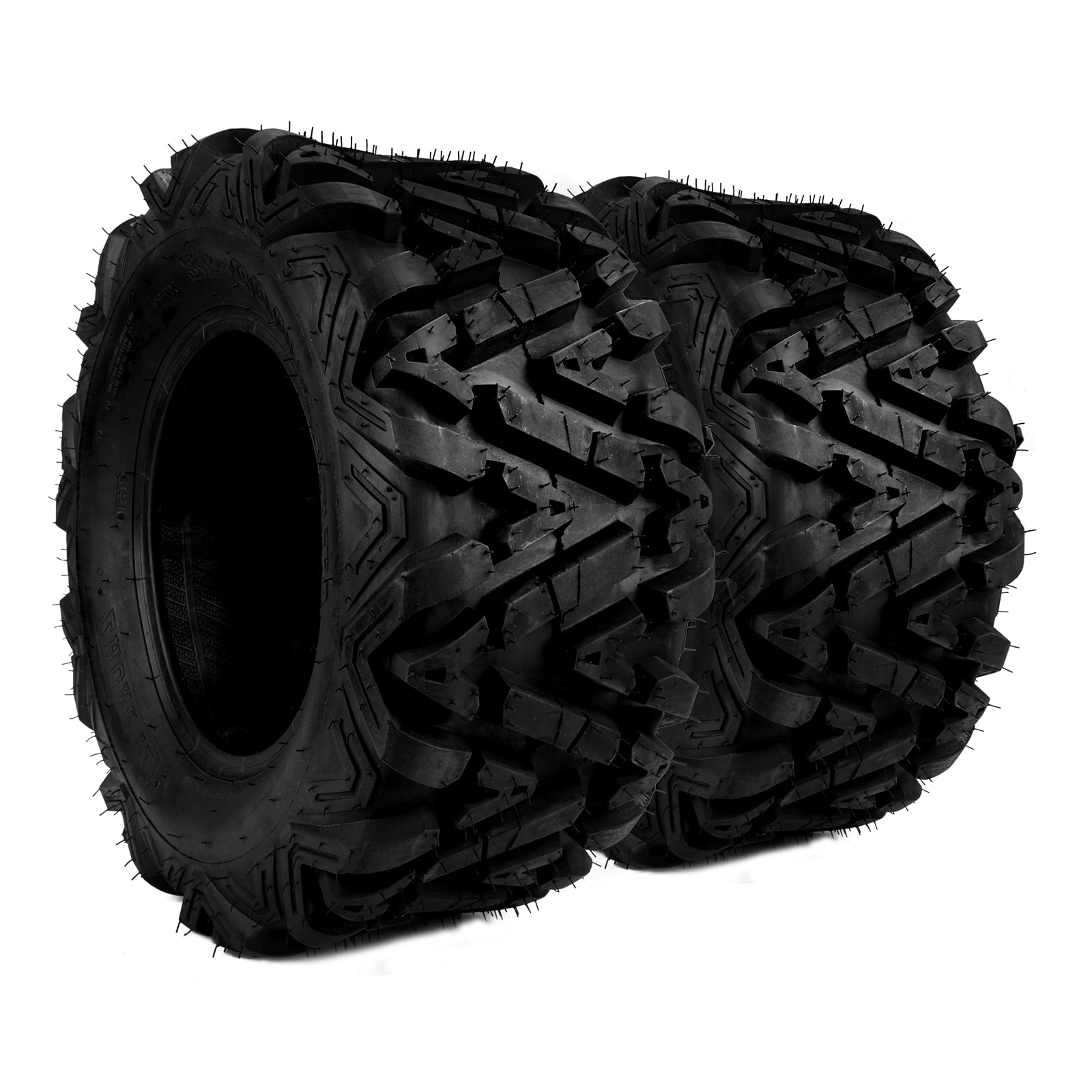 2pcs 25×10-12 ATV Tires 6 PR 25×10×12 Heavy Duty ATV UTV For GMC Go ...