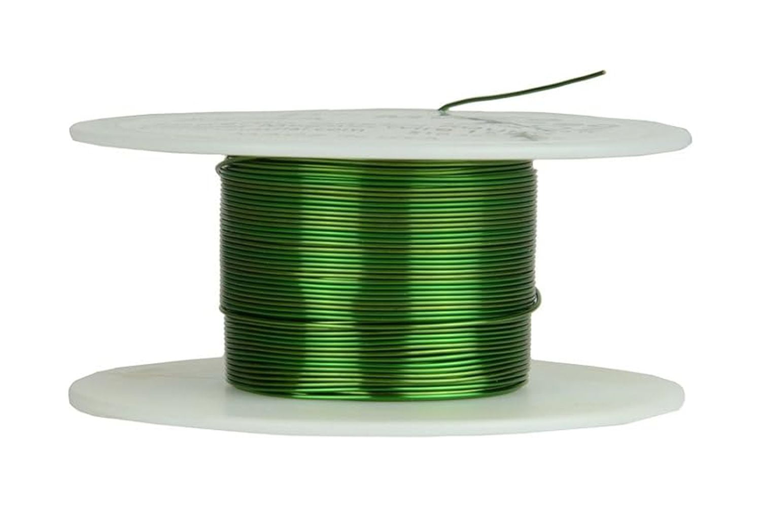 2pcs 25 AWG Copper Magnet Wire - 2 oz 124 ft 155°C Magnetic Coil Green ...