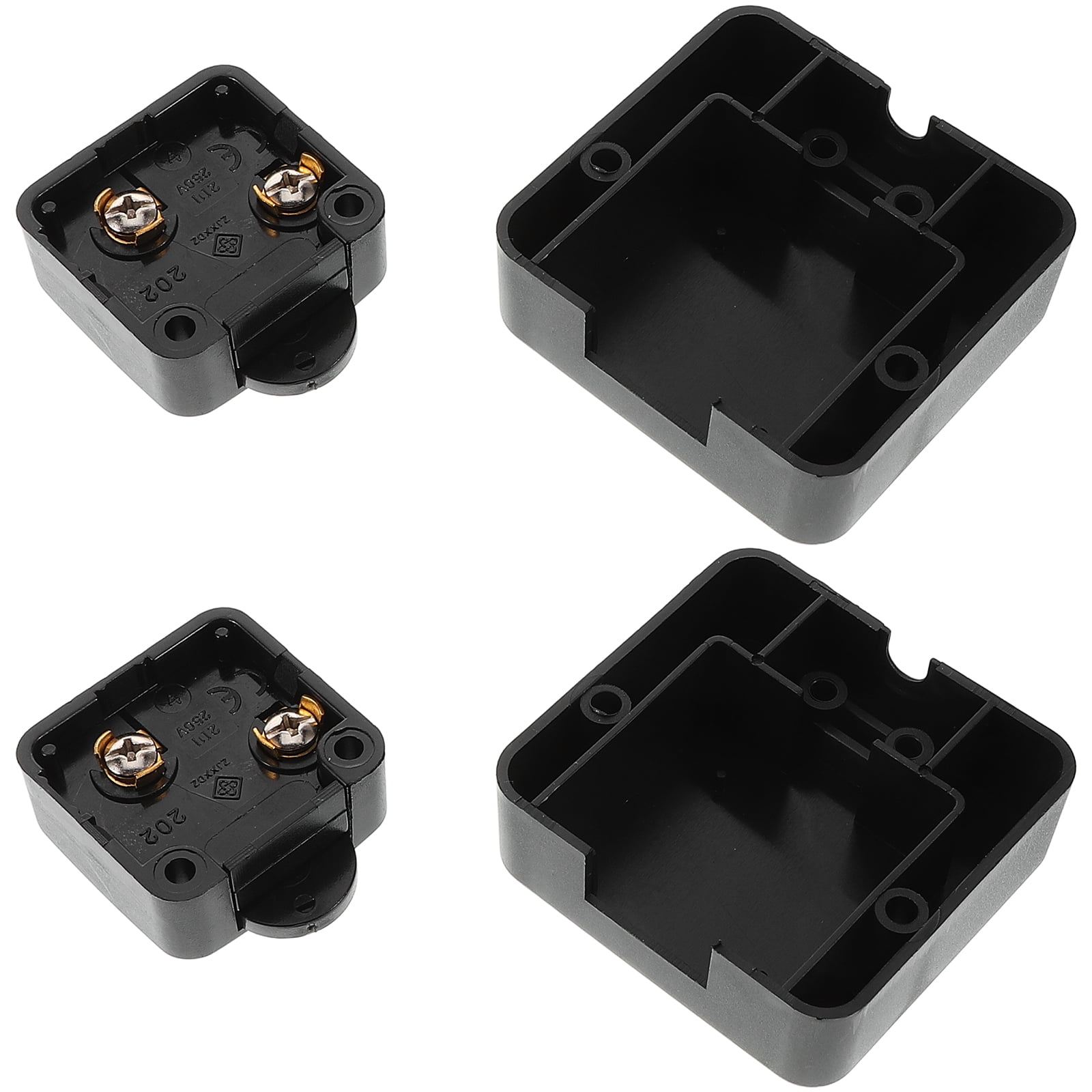 2pcs 250V 2A Momentary Cabinet Light Switch for Closet Wardrobe Touch ...