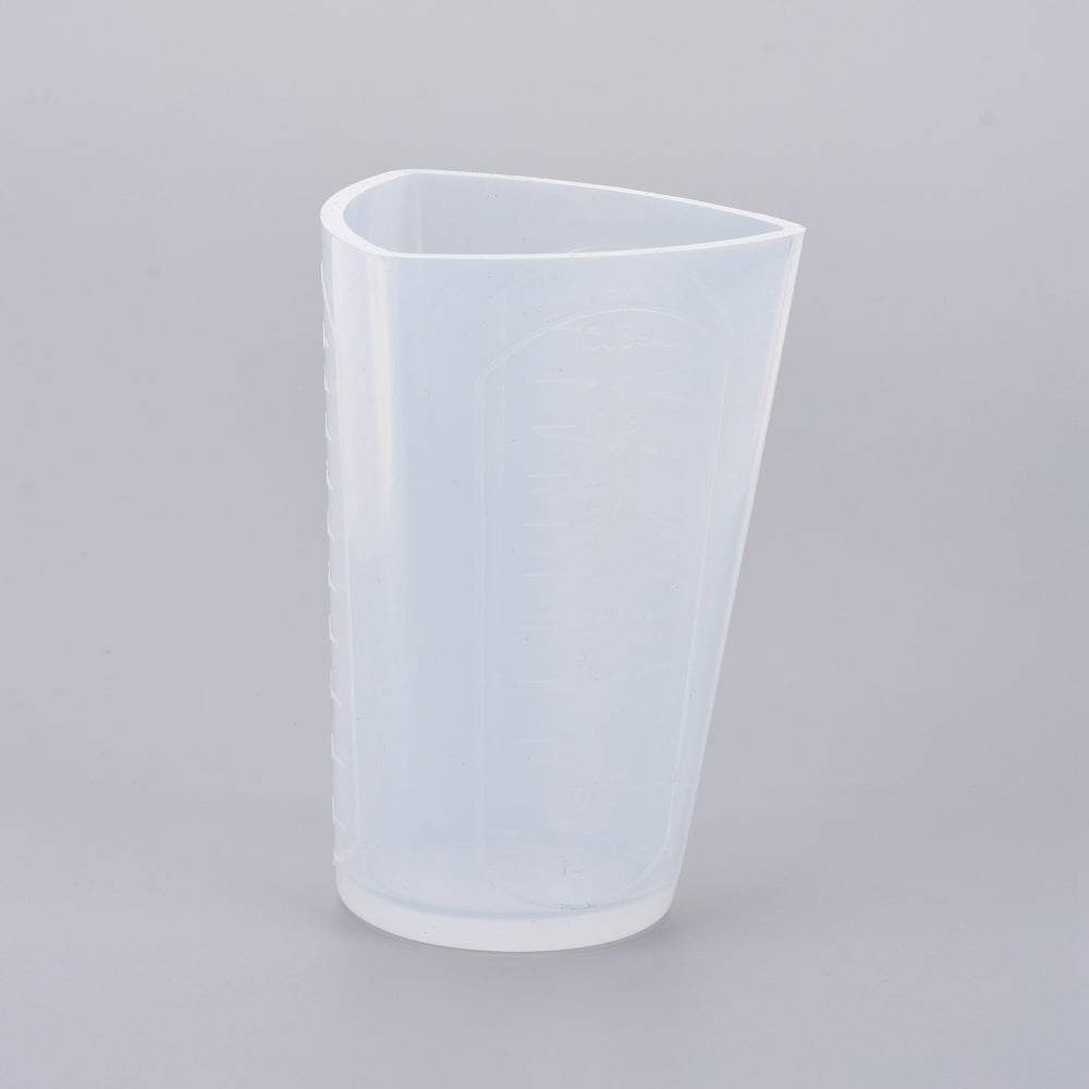 2pcs 250ml Silicone Measuring Cup Triangle For UV Resin Epoxy Resin ...