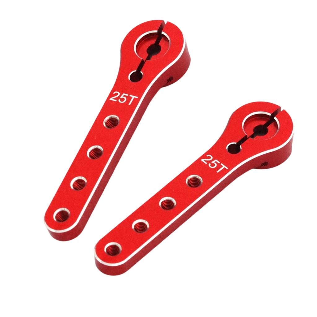 2pcs 25T Metal Servo Arm Metal Servo Arm Extensions 6cm Length Metal ...