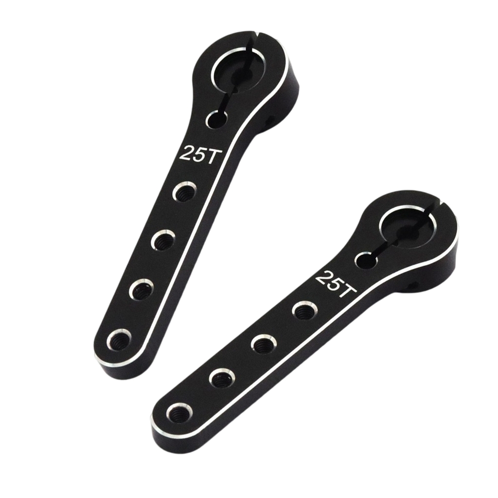 2pcs 25T Metal Servo Arm Metal Servo Arm Extensions 6cm Length Metal ...