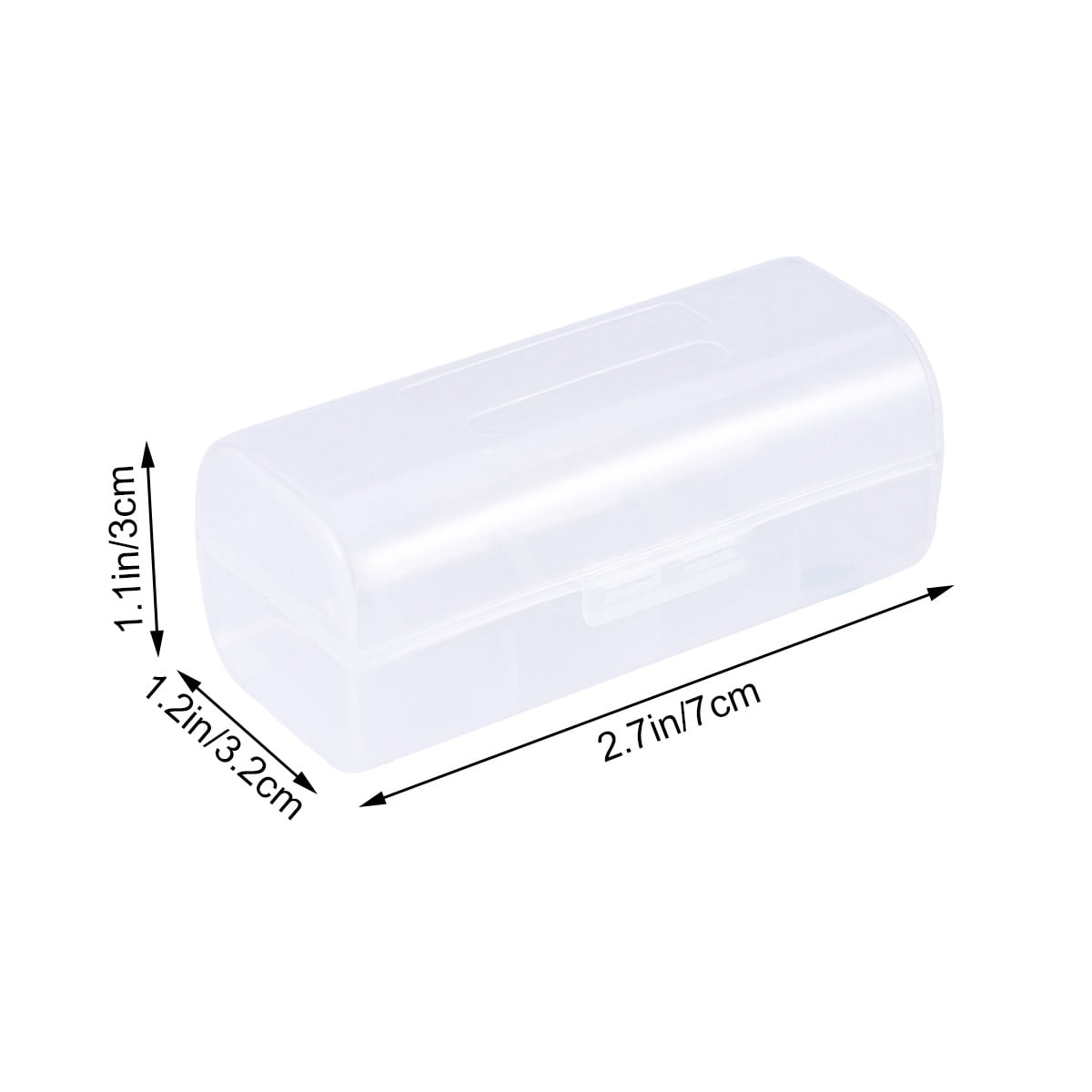 2pcs 26650 Battery Organizer Batteries Holder Hard Plastic Storage ...