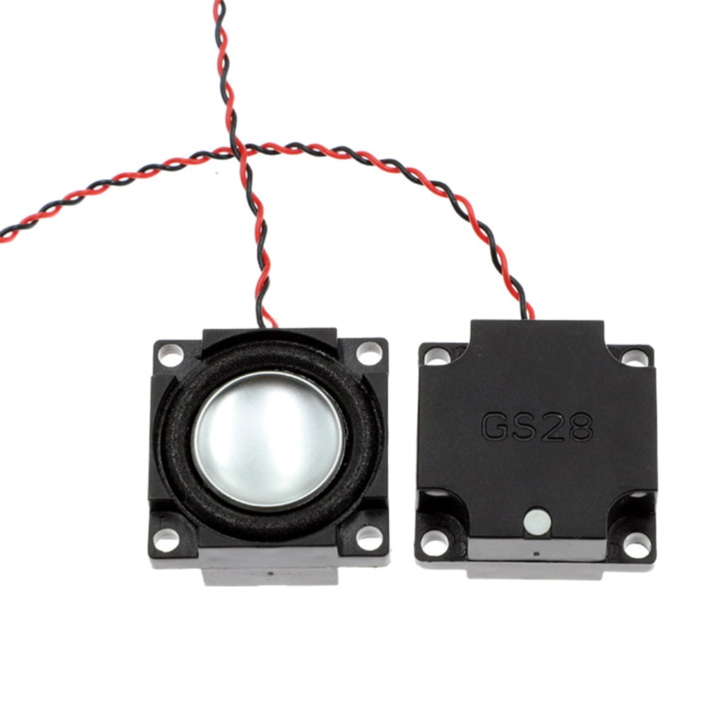 2pcs 28x28mm Paper Diaphragm Speakers Loudspeaker Accessory, Metallic ...