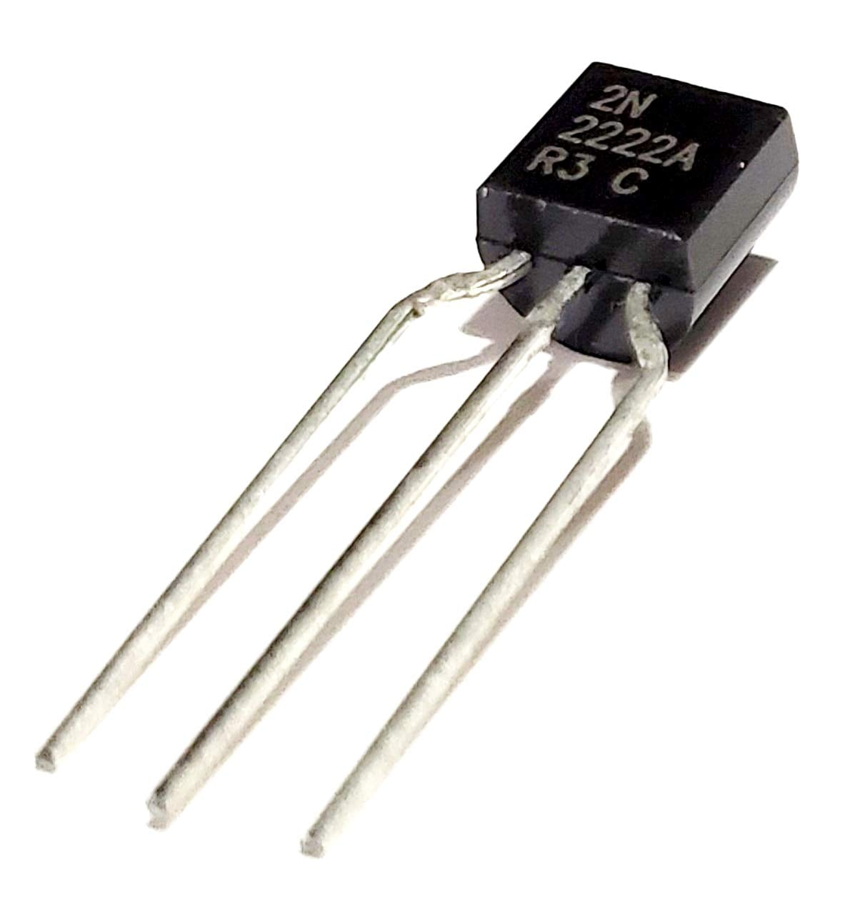 2pcs 2N2222A 2N2222 2222 Transistor BJT NPN 75V 0.6A 625mW 3-Pin TO-92 ...