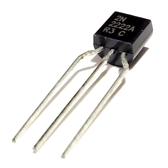 2pcs 2N2222A 2N2222 2222 Transistor BJT NPN 75V 0.6A 625mW 3-Pin TO-92 ...