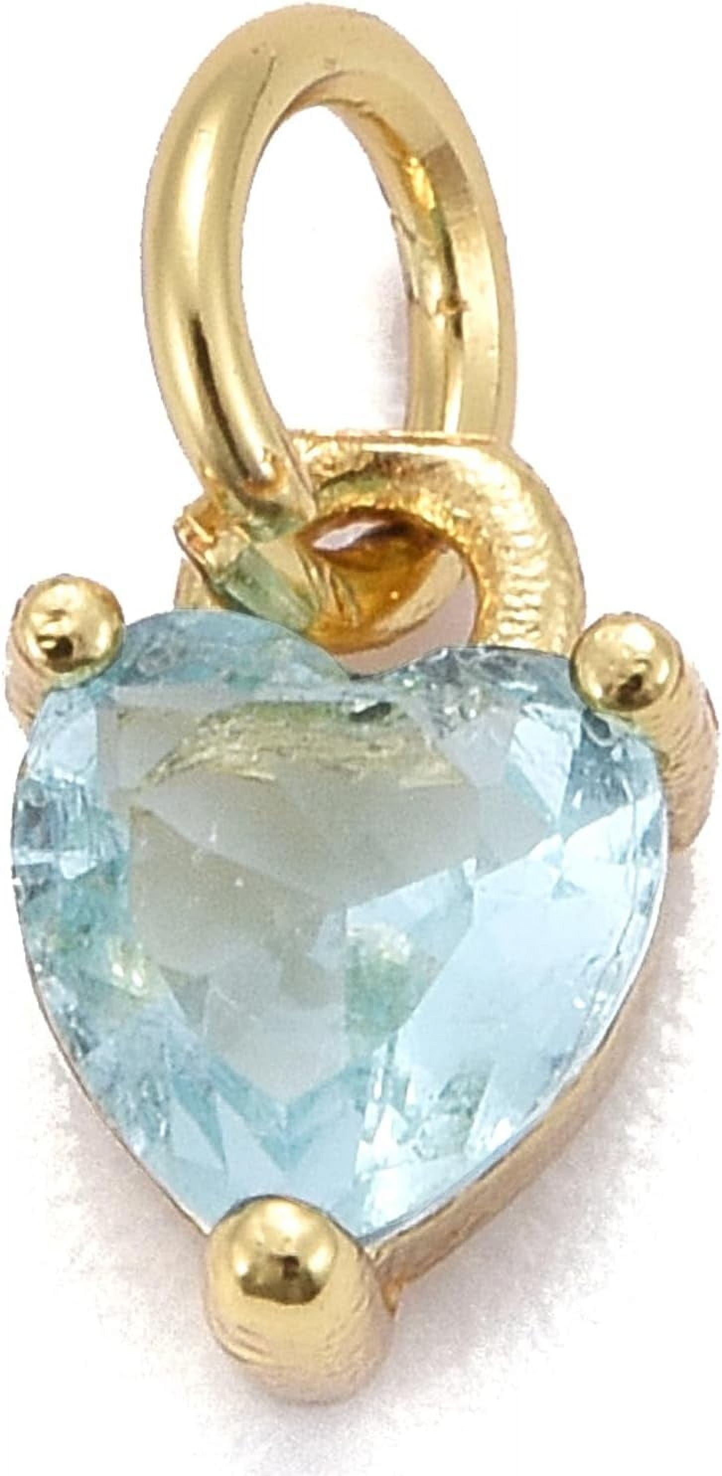 2pcs 2Pcs Heart Pendants Brass Micro Pave Cubic Zirconia Charms Long ...