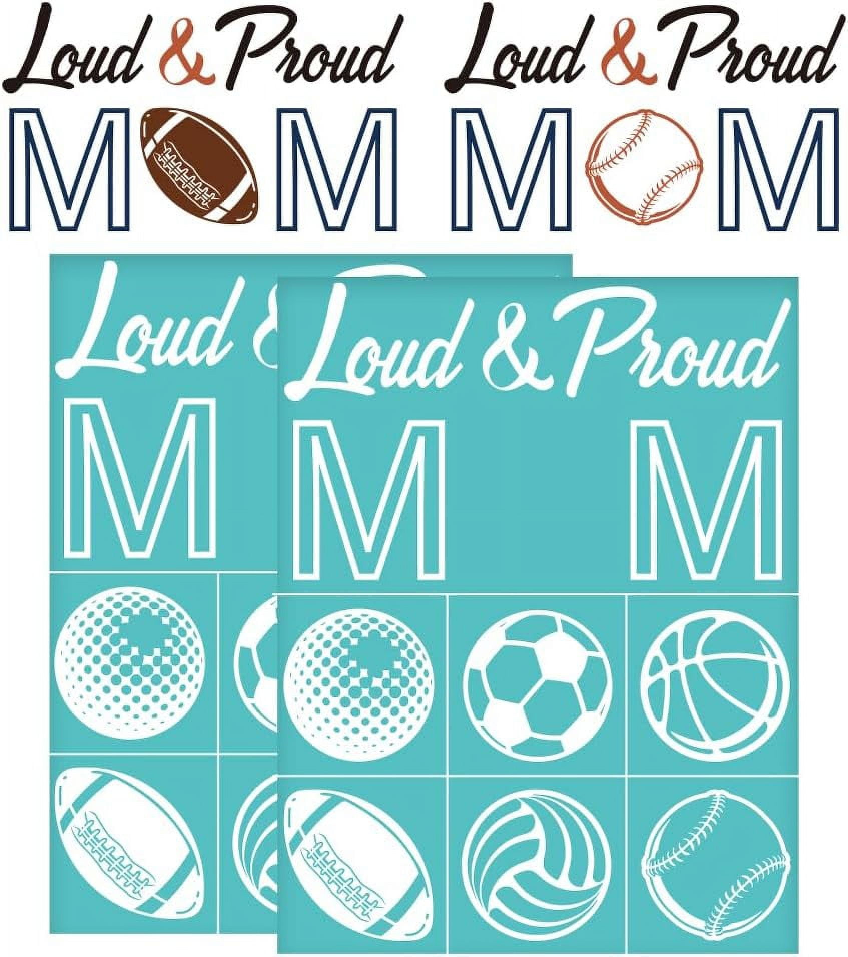 2pcs 2pcs 8.6x11 Inch Self-Adhesive Silk Screen Printing Stencil "Loud ...