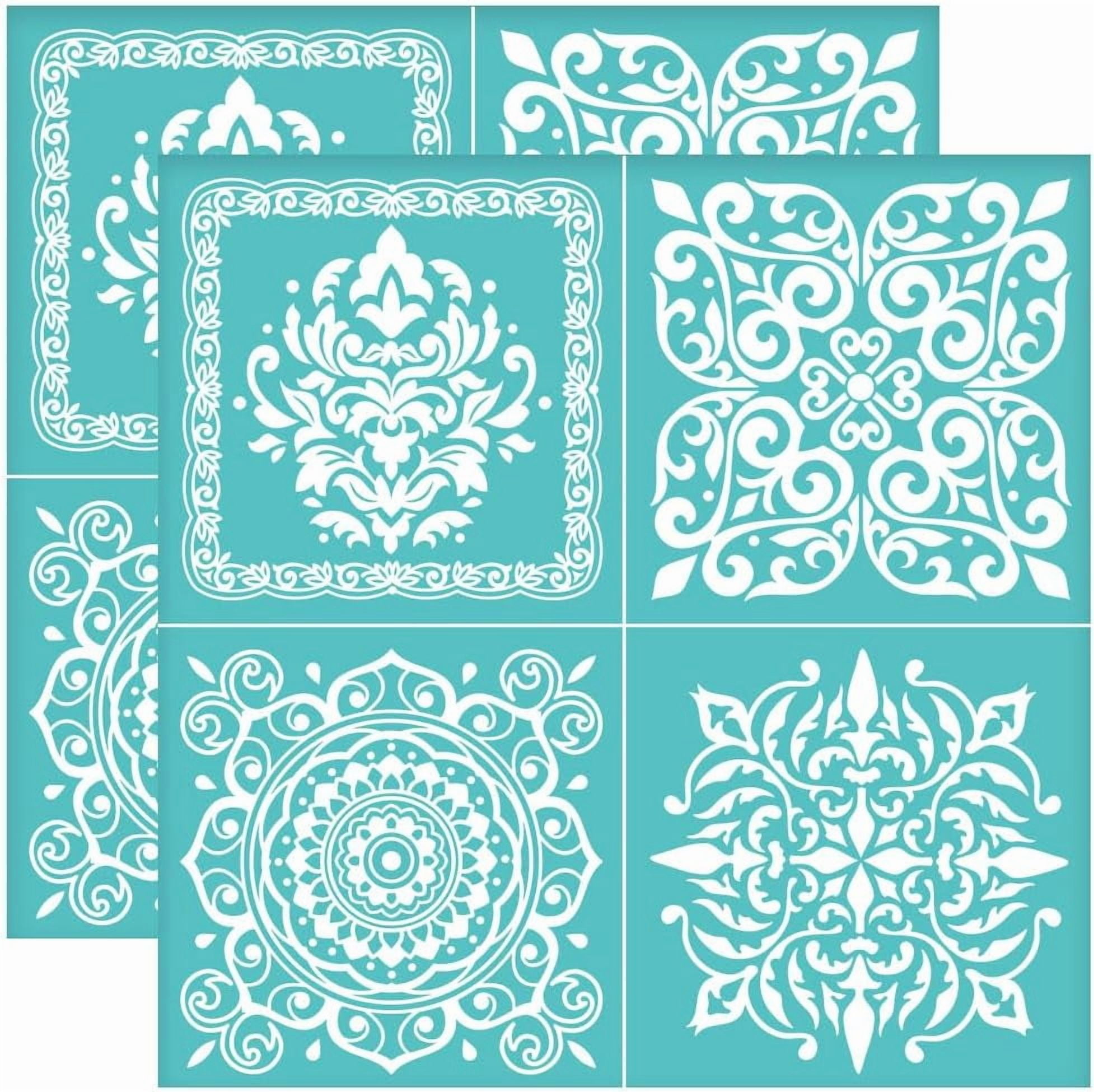 2pcs 2pcs 8.6x8.6 Inch Self-Adhesive Silk Screen Printing Stencil ...