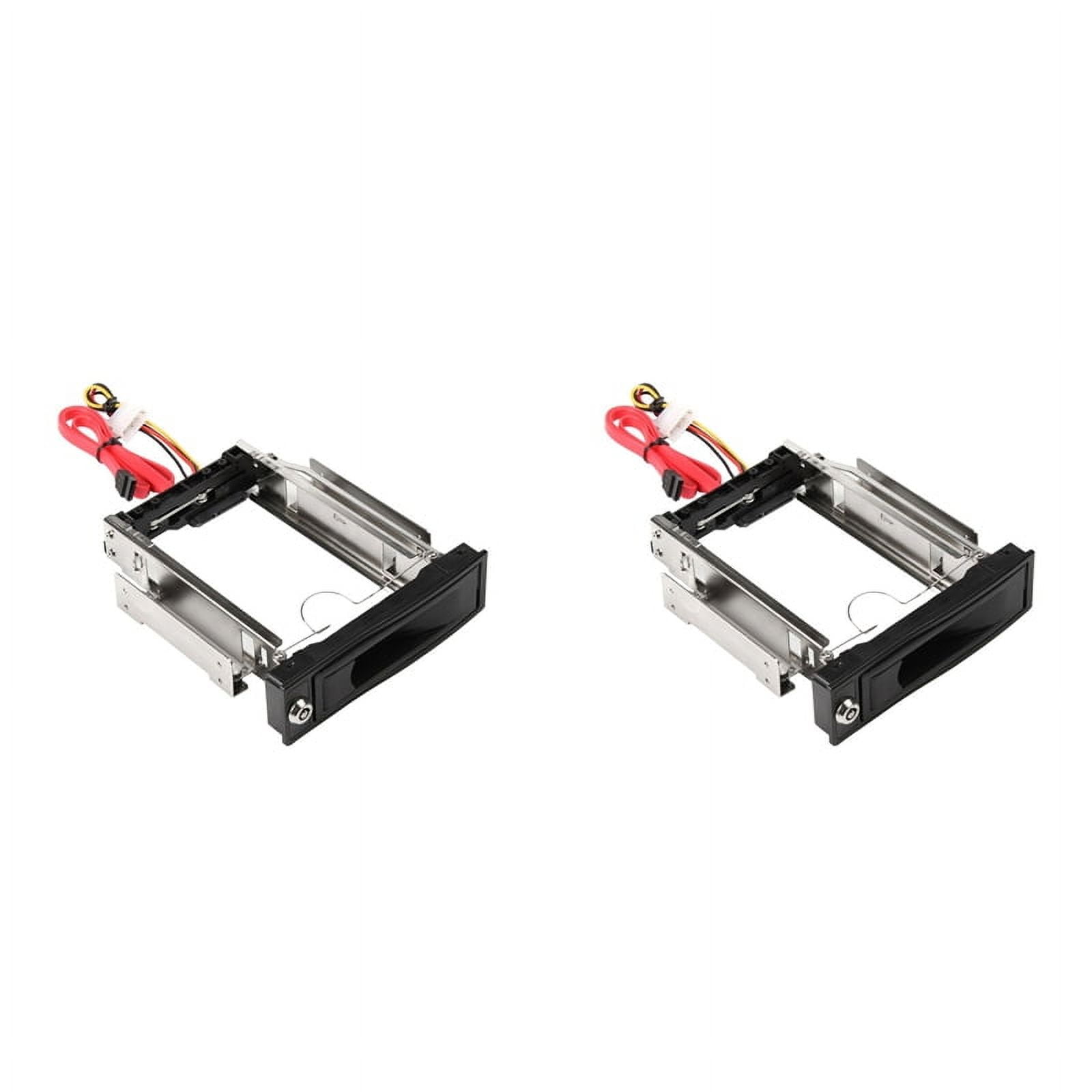 2pcs 3.5inch SSD to 5.25inch Bay Tray Hard HDD Mounting Dock Bracket ...