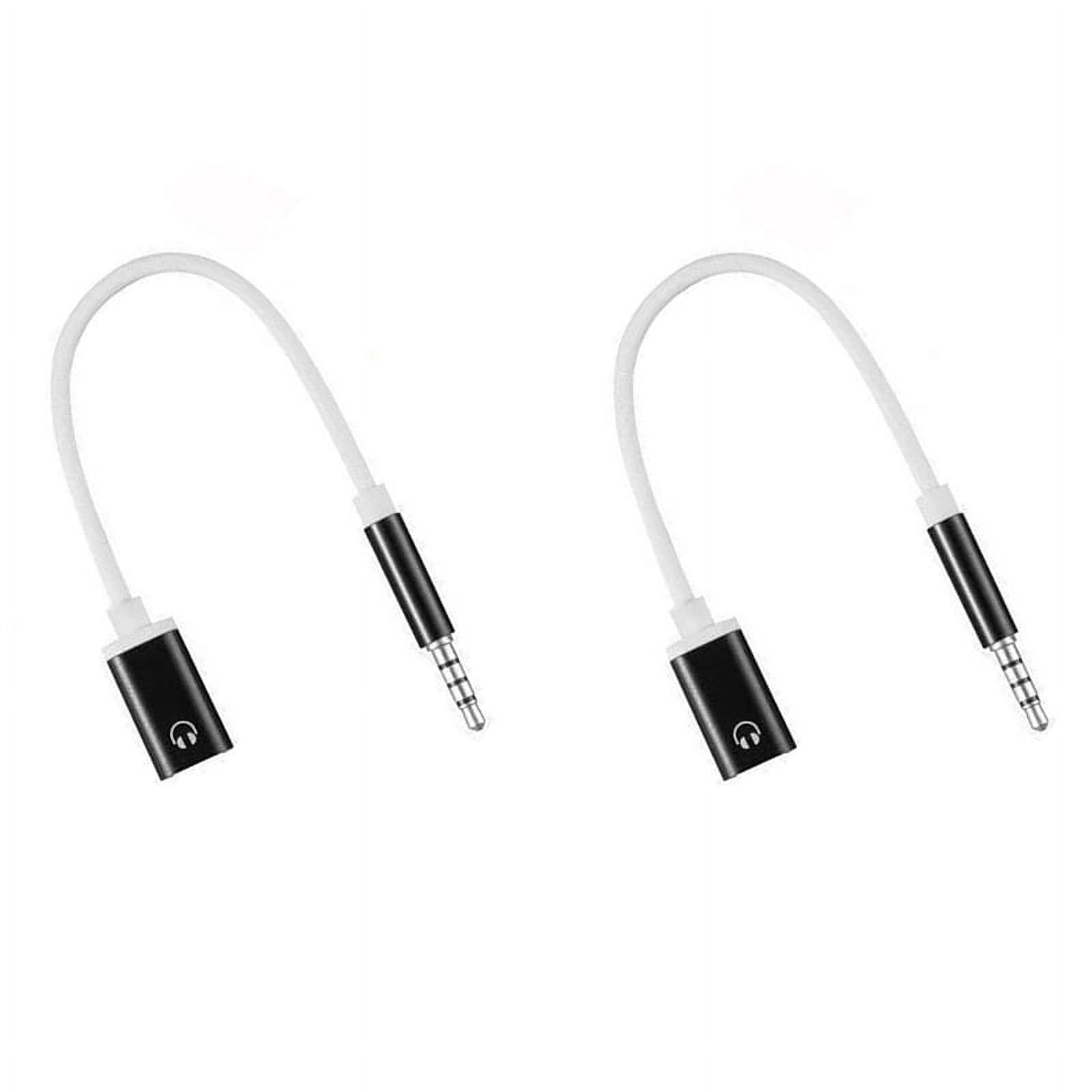 2pcs 3.5mm Male to Type C Female Audio Cable Cord, Analog Audio Jack ...