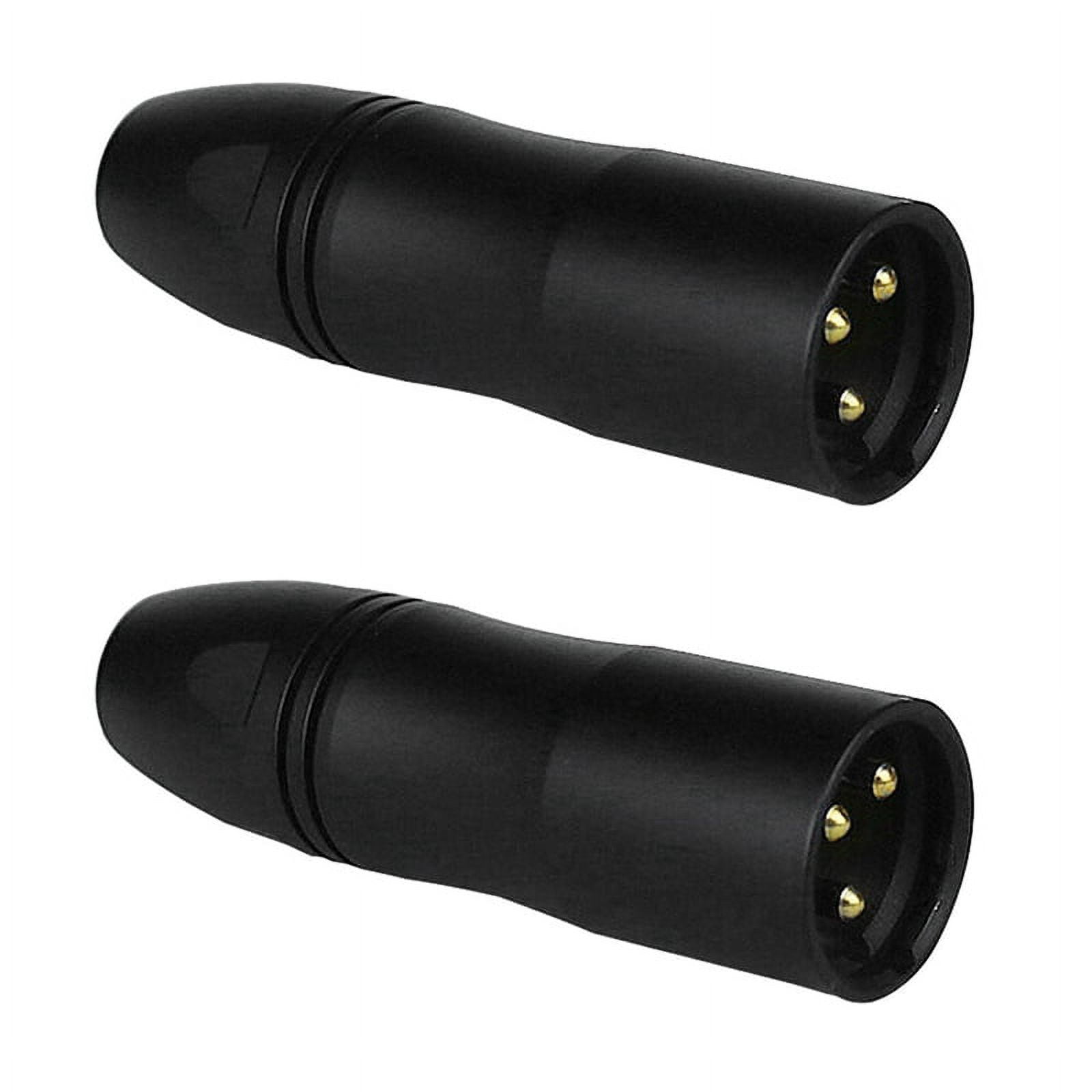 2pcs 3.5mm TRS Female Socket to Male XLR Balanced Adapter,Audio Adapter ...