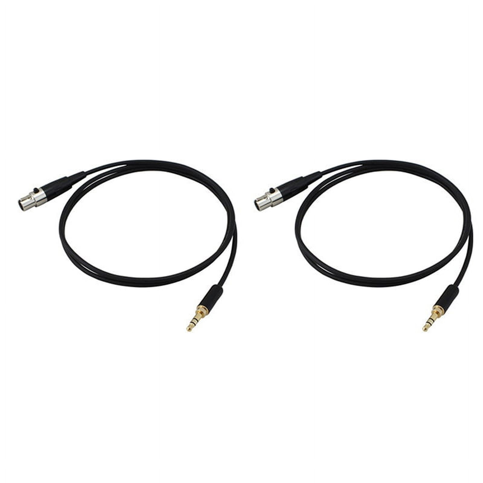2pcs 3.5mm to 3Pin Mini XLR Female for BM800 PC Headphone Mixer ...