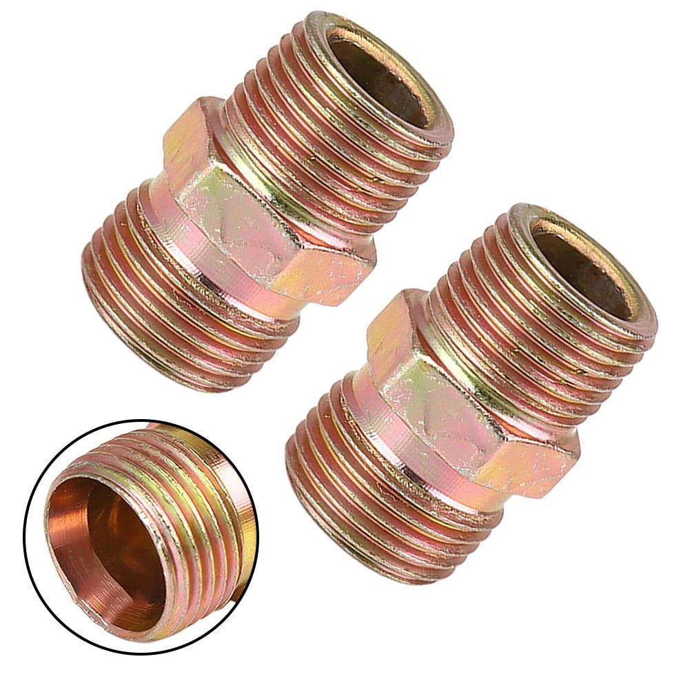 For Air Pipe Adapters Car & Truck Parts 2PCS/2PACK 3/8 Inch Bronze Tone ...