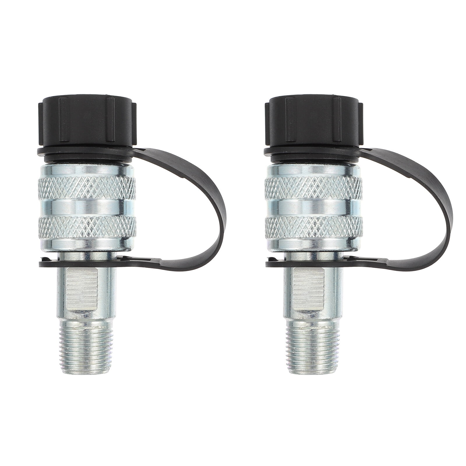 2pcs 3/8 Quick Oil Hose Adapter Female Oil Hose Connector Hydraulic ...