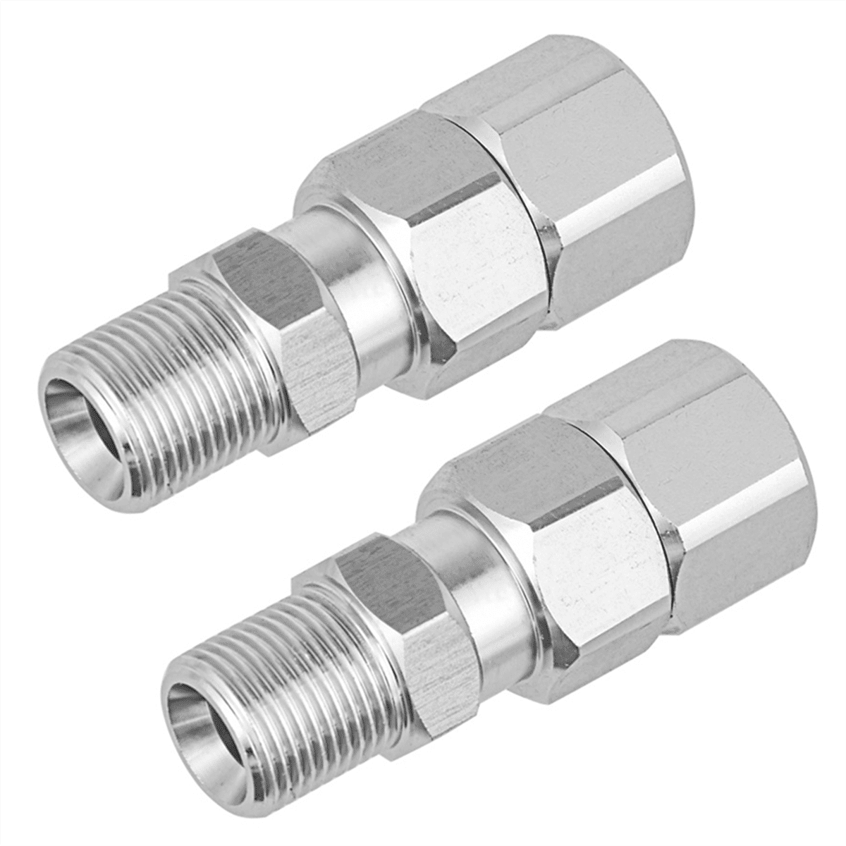 2pcs 3/8NPT Pressure Washer Swivel Fitting,360Degree Anti Twist ...
