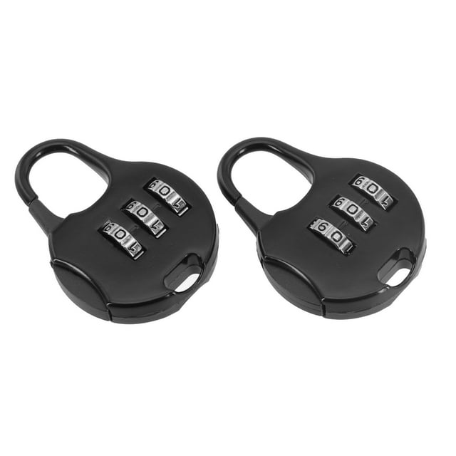 2pcs 3 Digits Password Combination Padlock Suitcase For Luggage Travel ...
