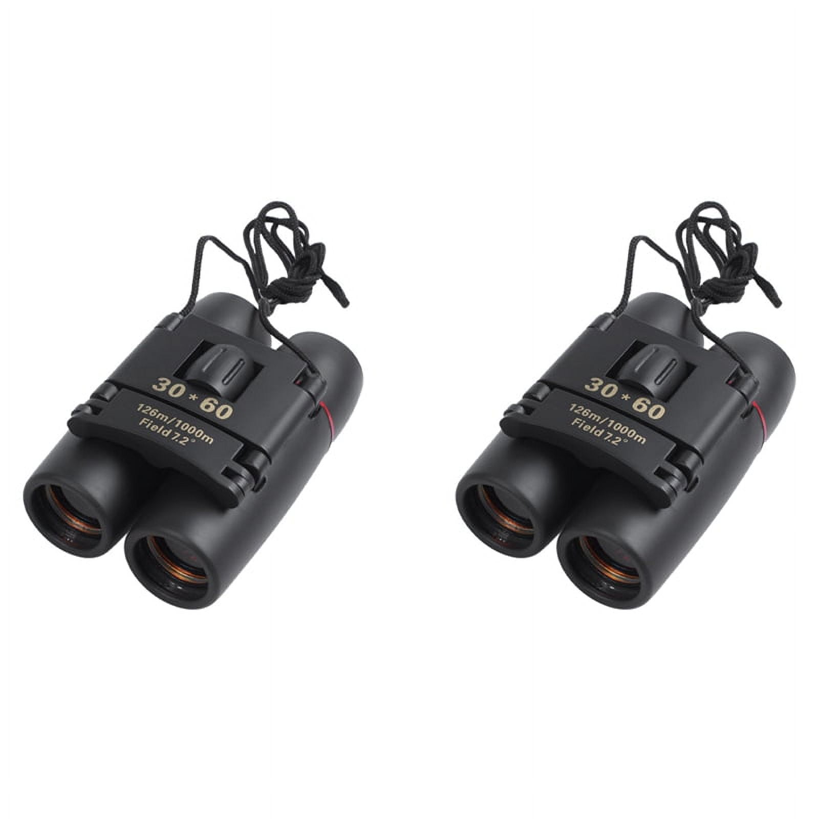 2pcs 30 x 60 Zoom Mini Compact Binoculars Telescopes Day and Night ...