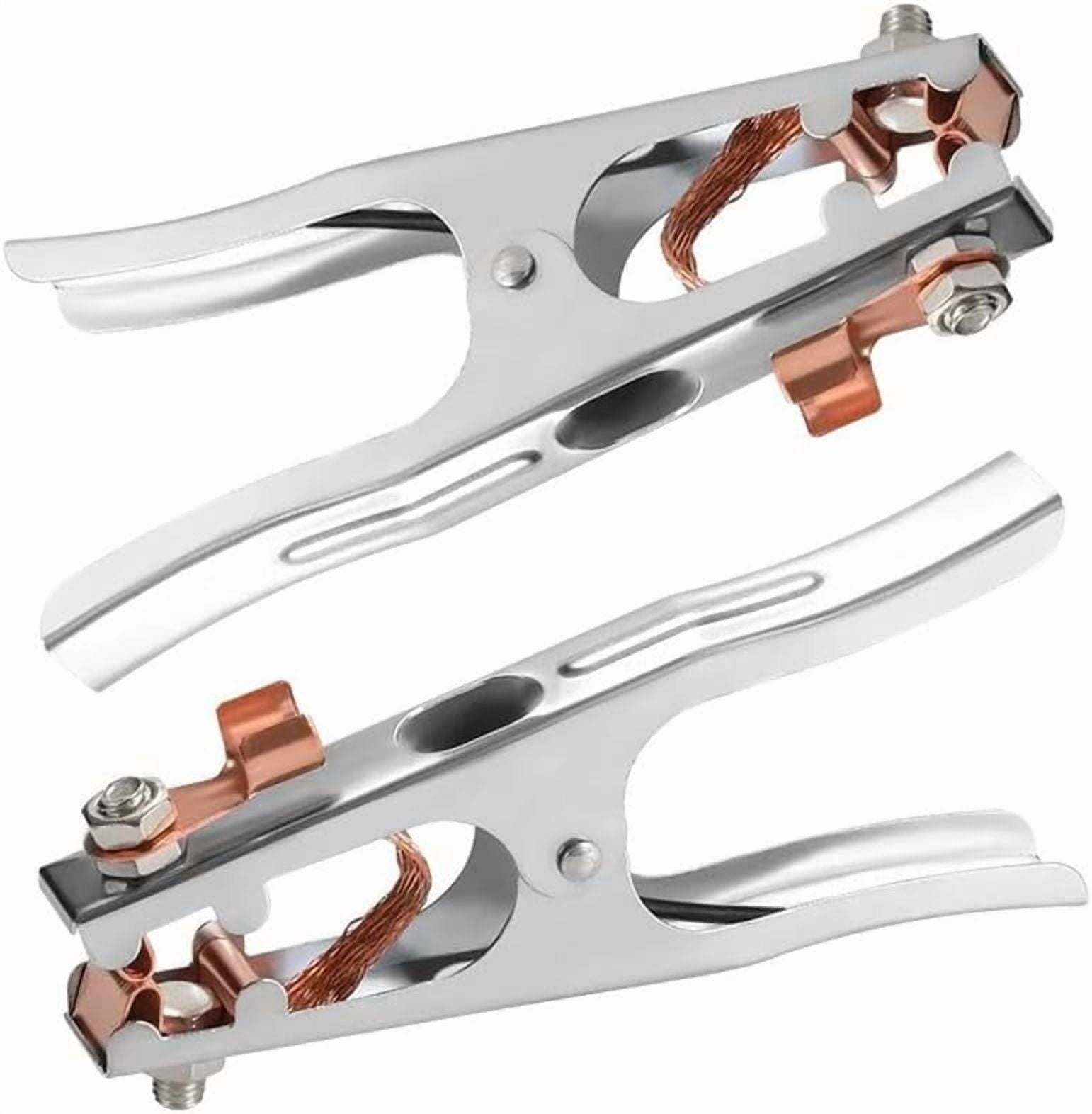 2pcs 300A/500A/800A Earth Ground Cable Clip Clamp Welding Manual Welder ...