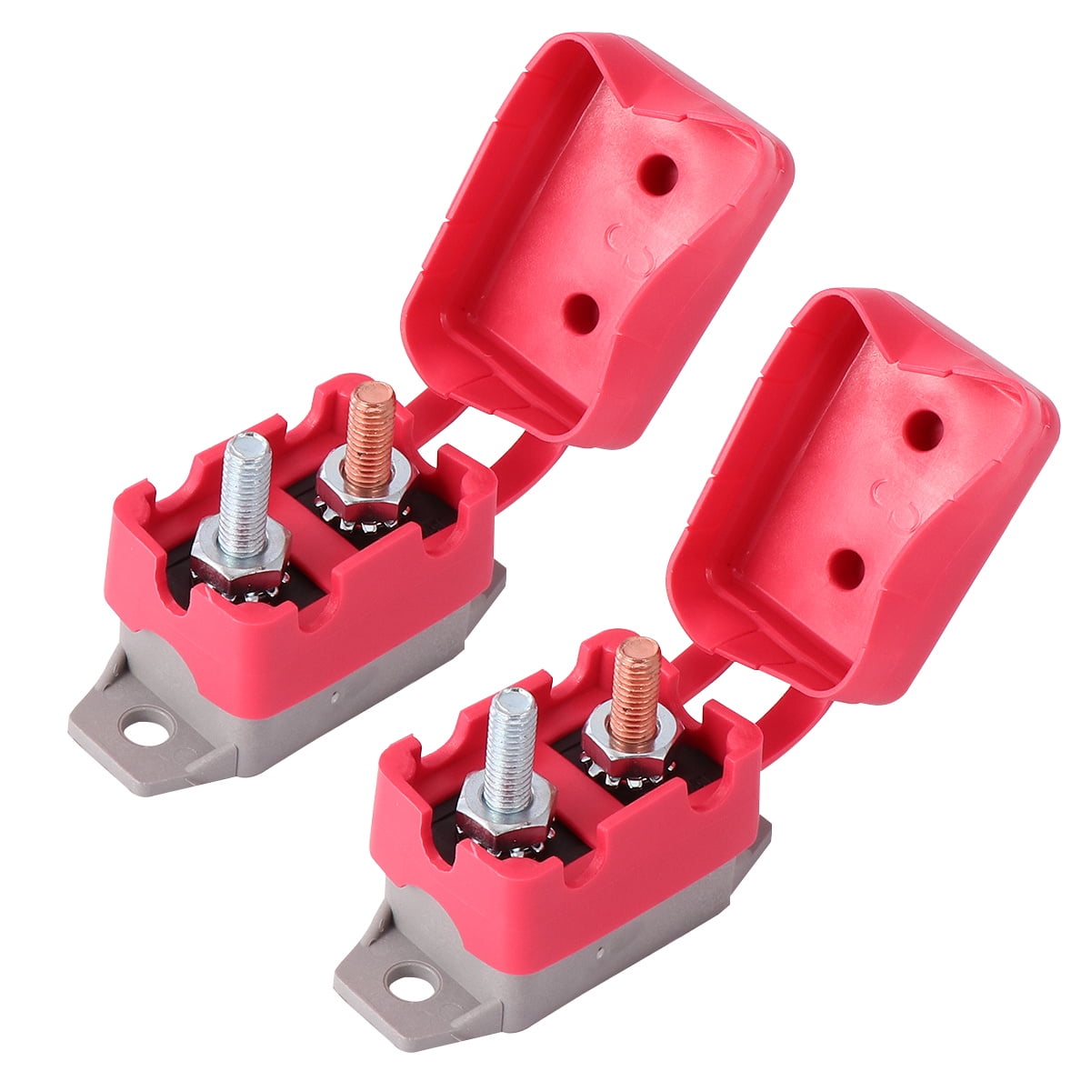 2pcs 30A 12V/24V Automatic Reset Circuit Breaker Fuse Bolt Type with ...