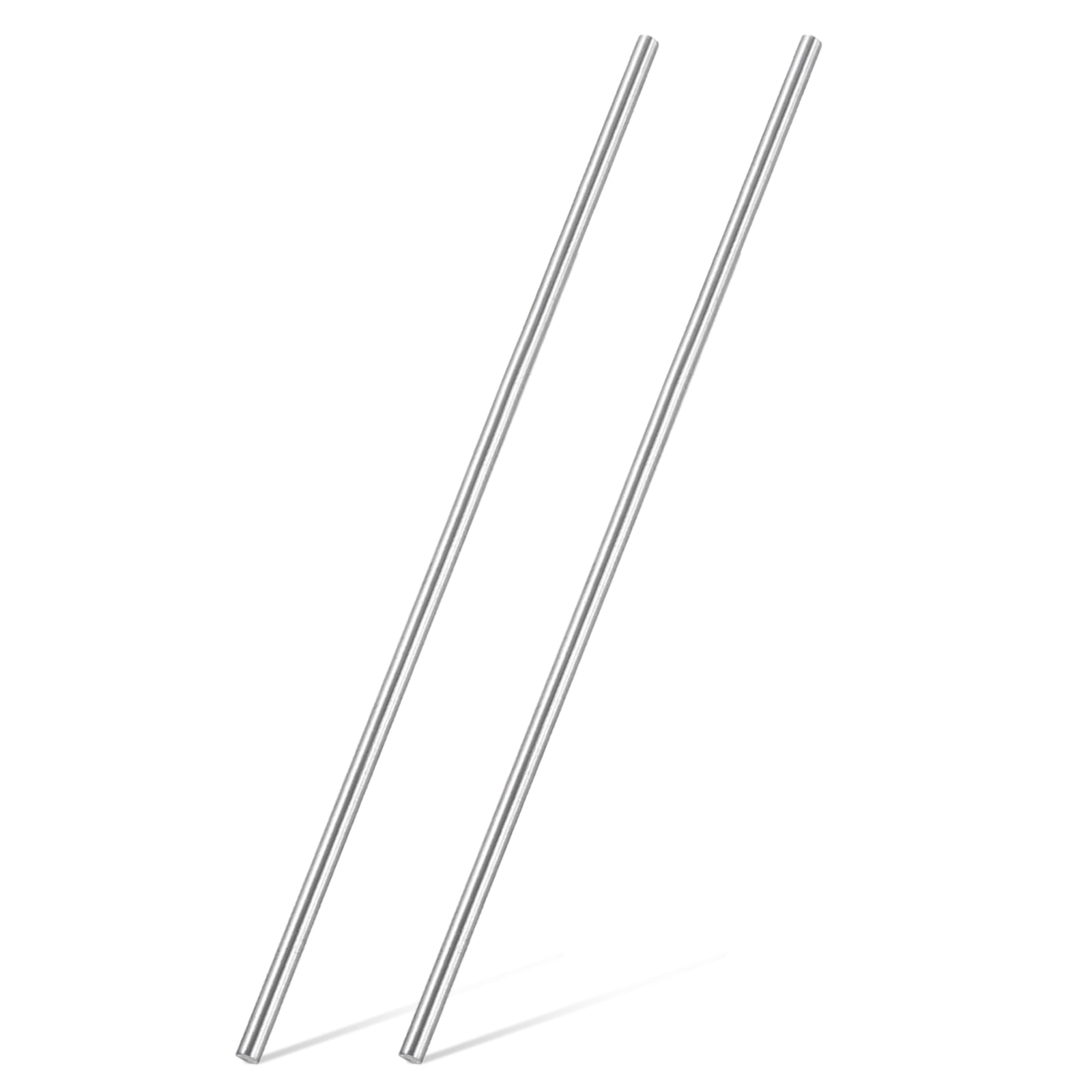 2pcs 316 Stainless Steel Round Rod Bar, 6x250mm Silver Solid Shaft Rods ...