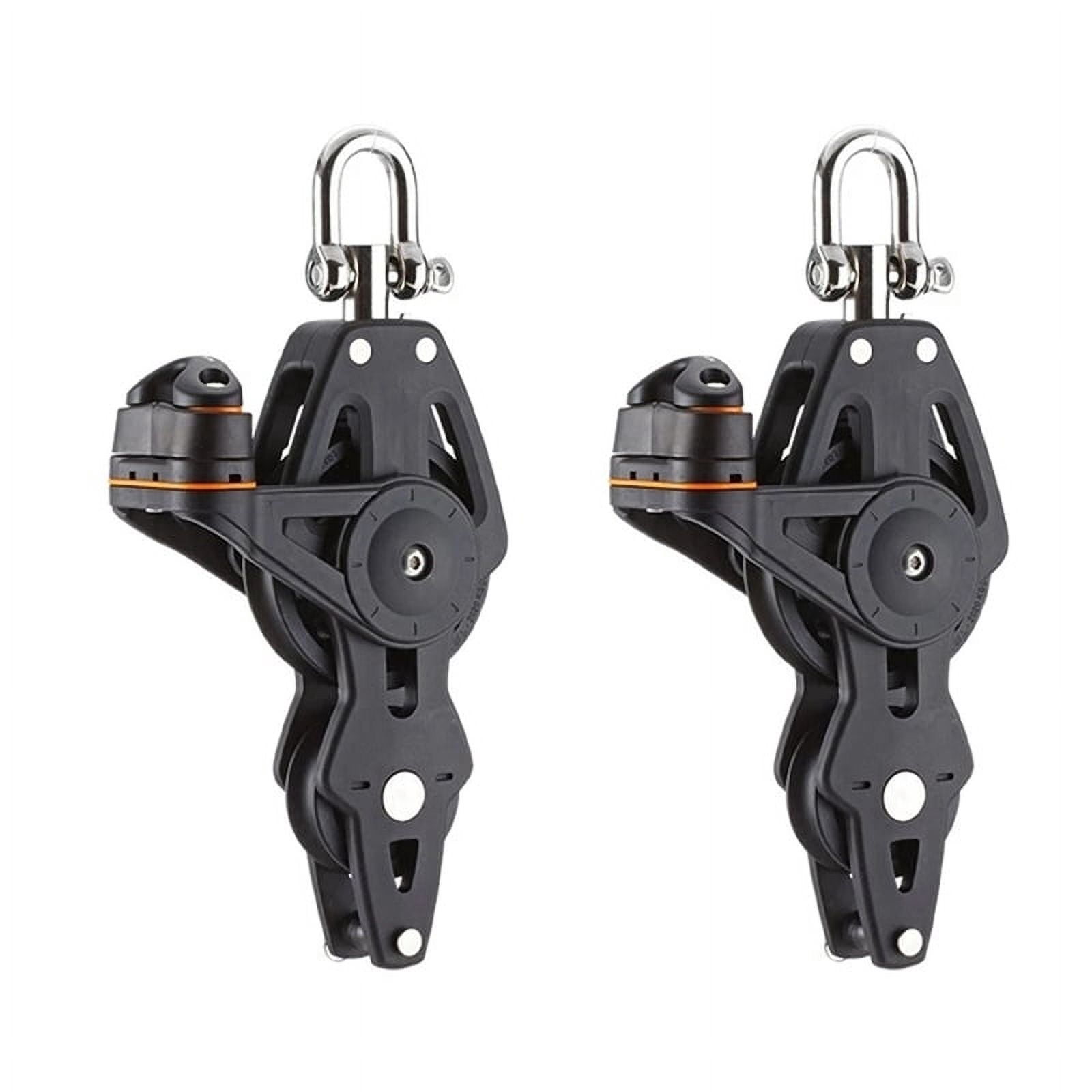 2pcs 35mm 1 3/8 Inch Single Swivel Shackle/Ring/Clamping Set Marine ...