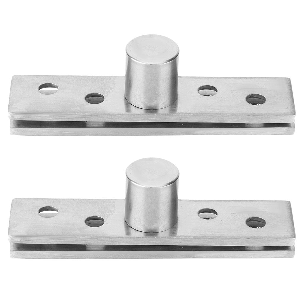 2pcs 360 Degree Rotary Pivot Hinge Stainless Steel Rotating Door Hinge ...