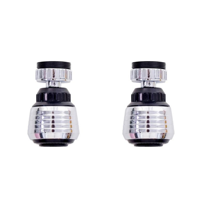 2pcs 360° Rotatable Faucet Aerator, Dual Mode High Pressure Water ...
