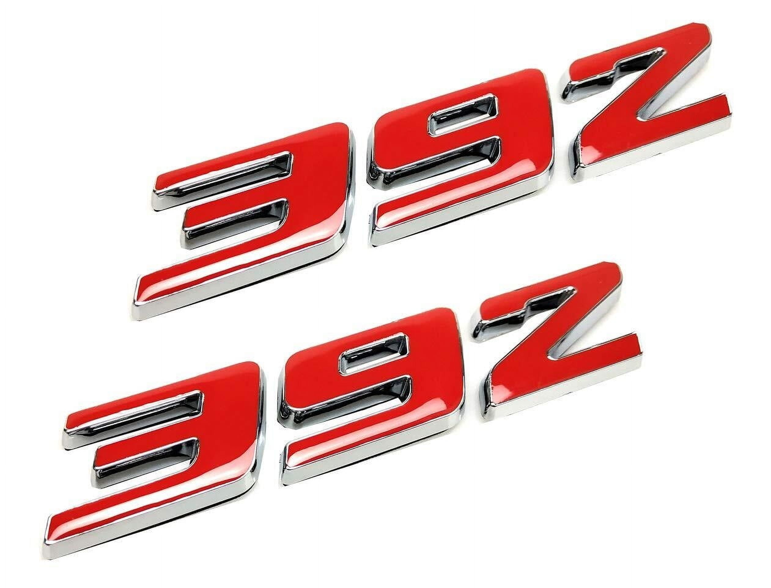 2pcs 392 Emblems, 3D Badges Door Decal Logo for 392 Nameplate New (Red ...