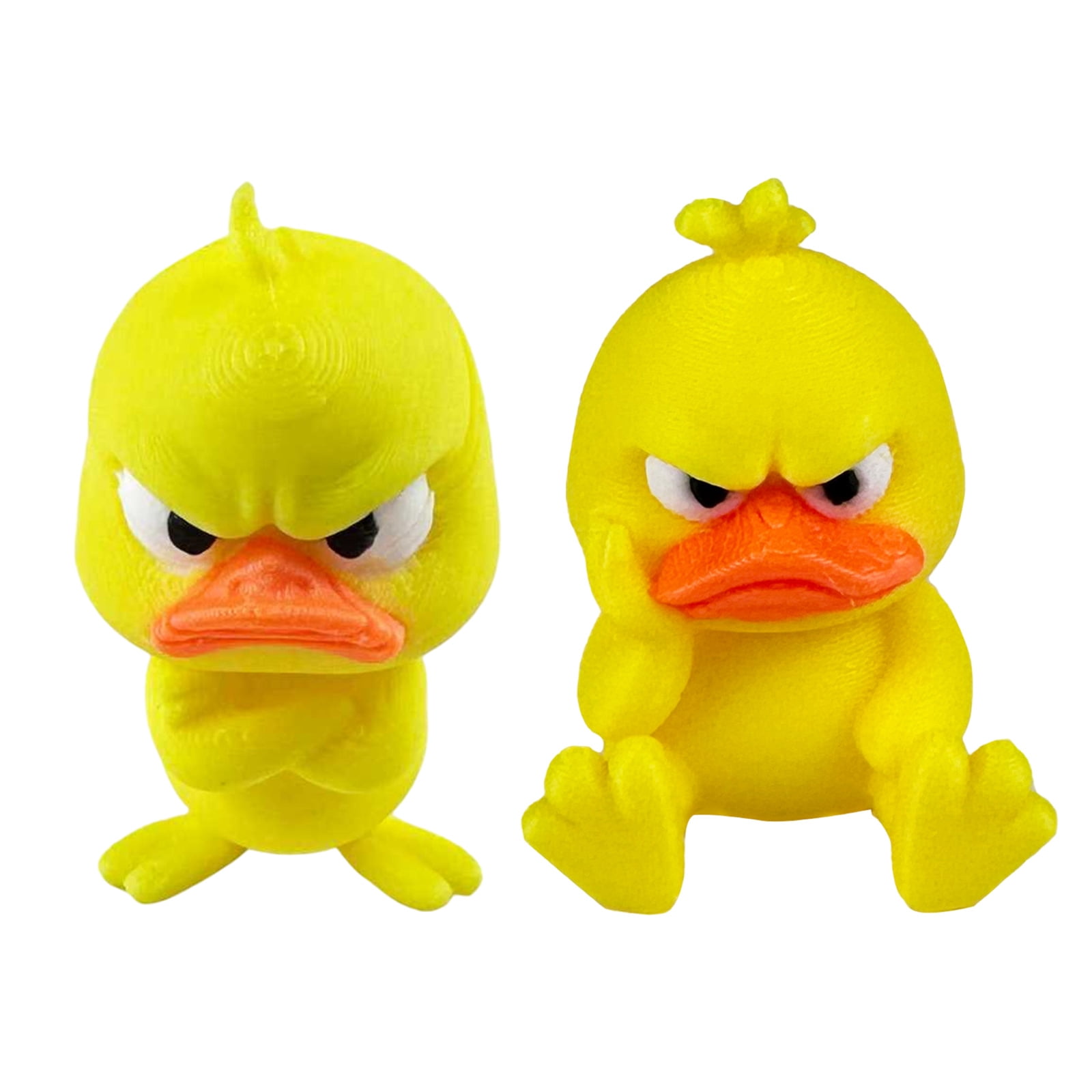 2pcs 3D Printed Angry Ducks Figurine Decoration Tabletop Ornament For ...