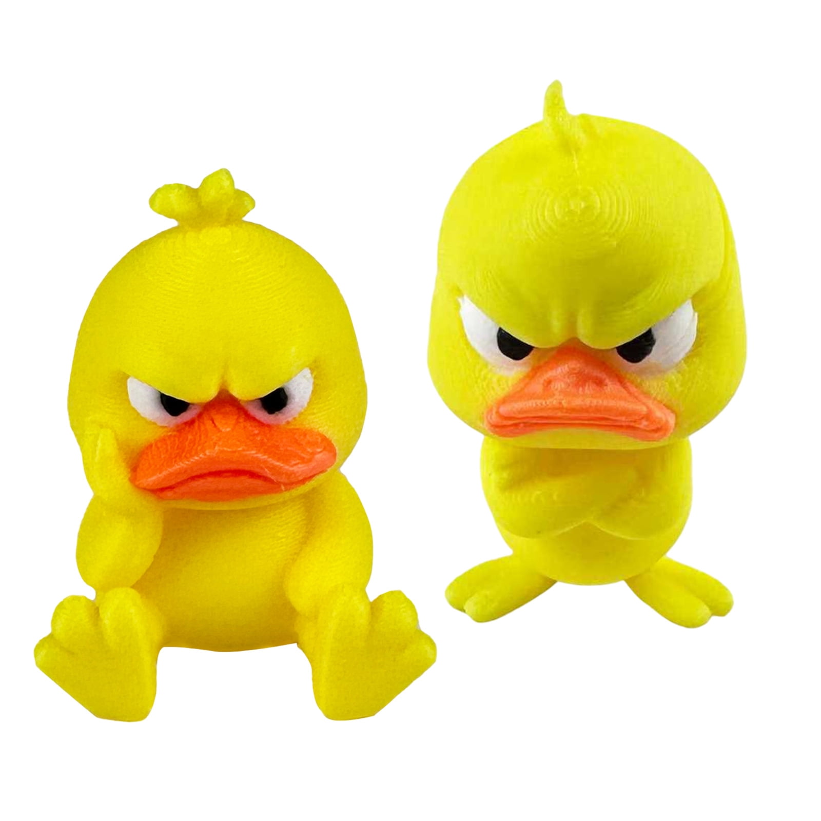 2pcs 3D Printed Angry Ducks Figurine Home Decoration Gift For Kids ...